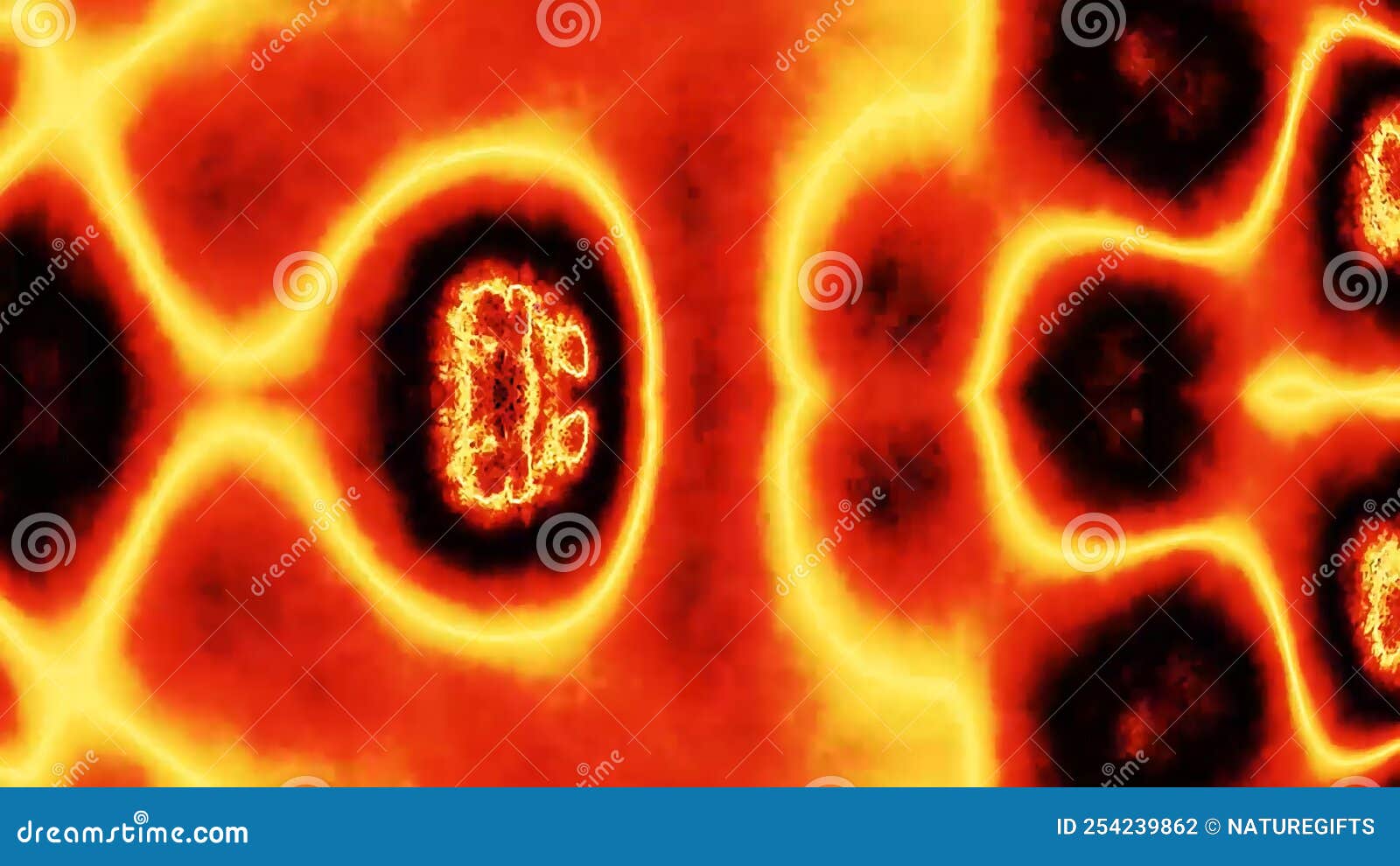 Realistic Fire Effect Backgrounds Digital Rendering Stock Photo - Image ...