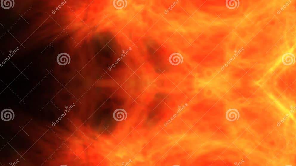 Realistic Fire Effect Backgrounds Digital Rendering Stock Illustration ...