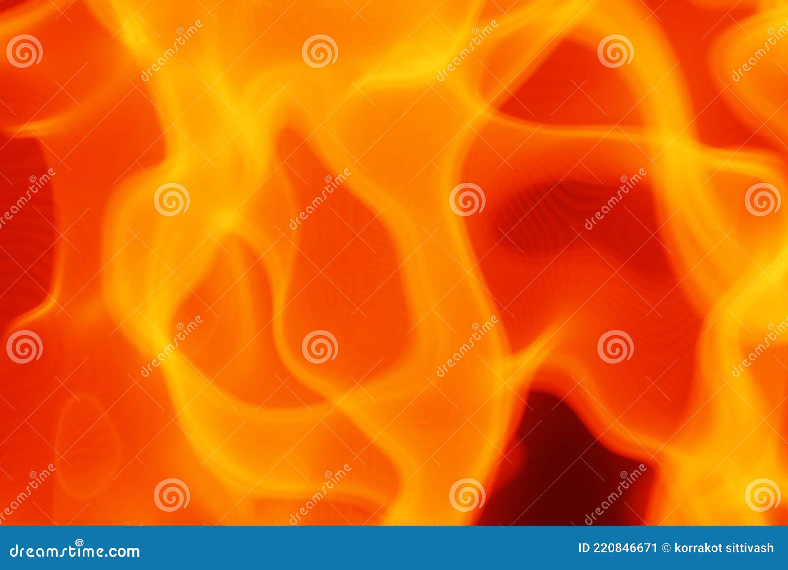 Realistic Fire Full Flames Background 3D Rendering Stock Illustration ...