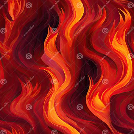 Realistic fire texture stock illustration. Illustration of textured ...