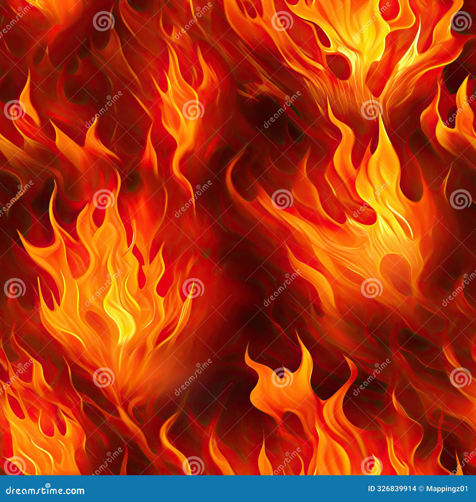 Realistic fire texture stock illustration. Illustration of generative ...