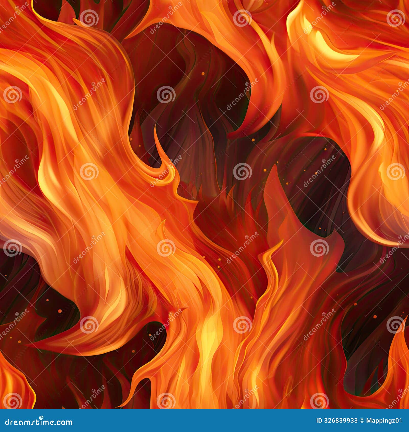 Realistic fire texture stock illustration. Illustration of flames ...