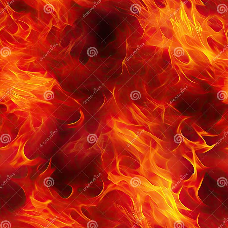 Realistic fire texture stock illustration. Illustration of depiction ...