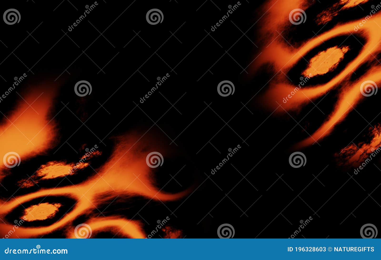 Realistic Fire for Backgrounds Digital Rendering Stock Image - Image of ...