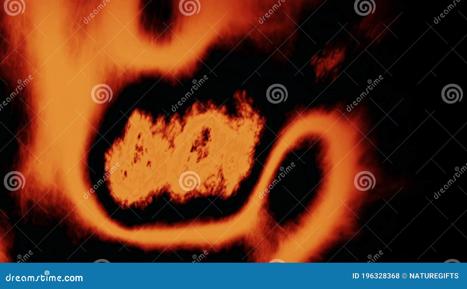 Realistic Fire Video Effect Digital Rendering Stock Footage - Video of ...