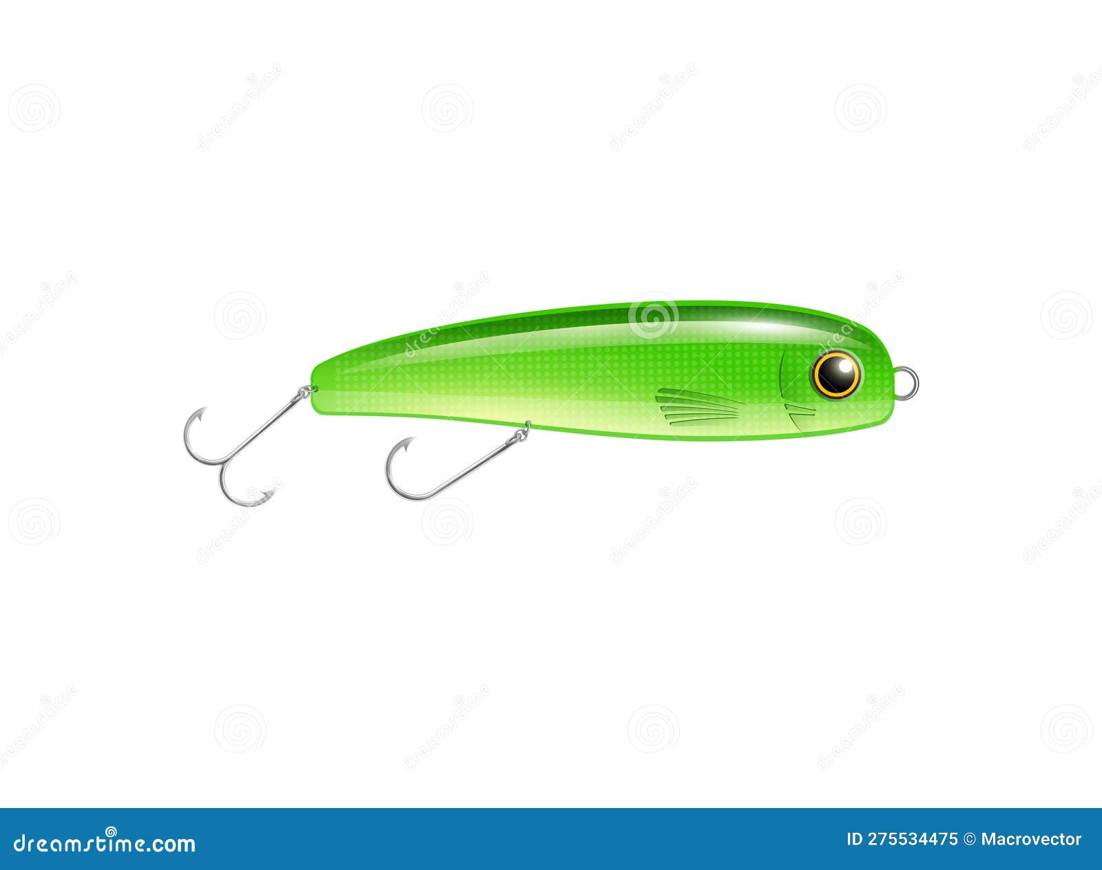 Realistic Fishing Bait stock vector. Illustration of hook - 275534475