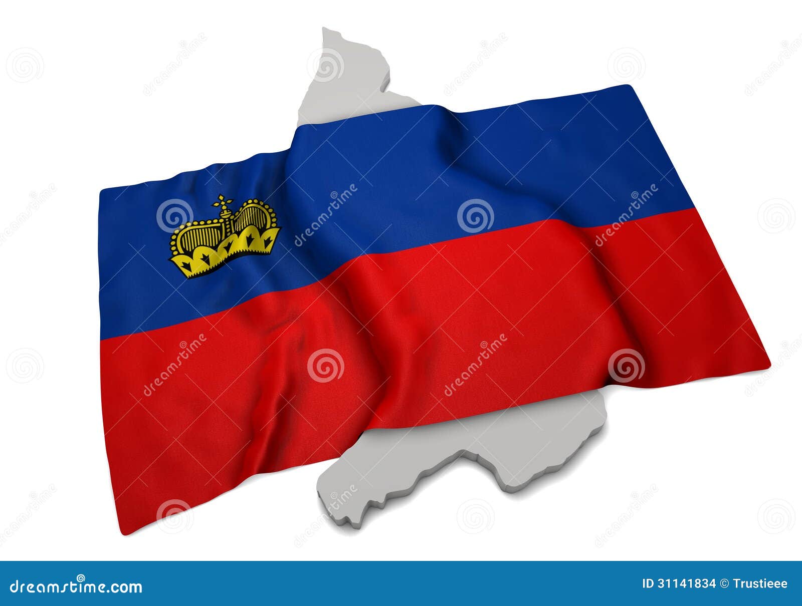 Realistic Flag Mockup Set Vector Illustration | CartoonDealer.com ...