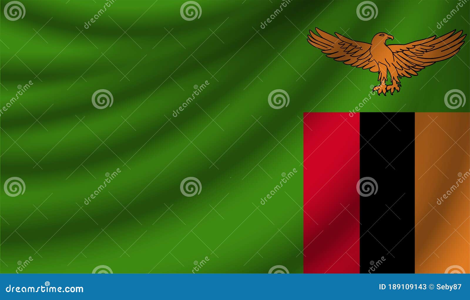 Realistic Flag, Vector Illustration Stock Vector - Illustration of ...