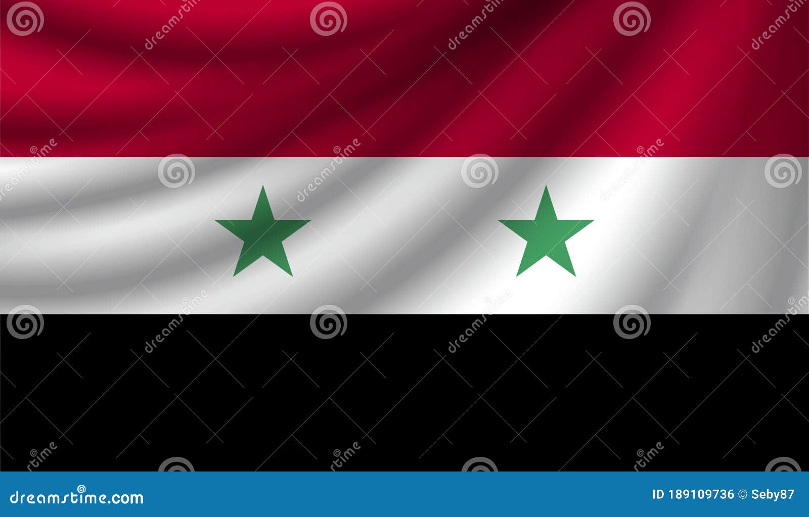 Realistic Flag, Vector Illustration Stock Vector - Illustration of ...