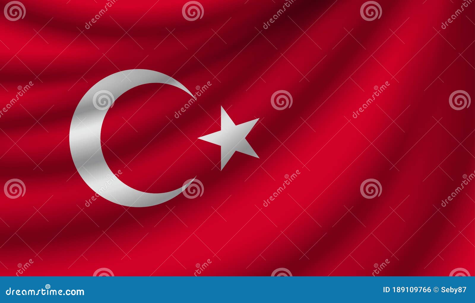 Realistic Flag, Vector Illustration Stock Vector - Illustration of ...