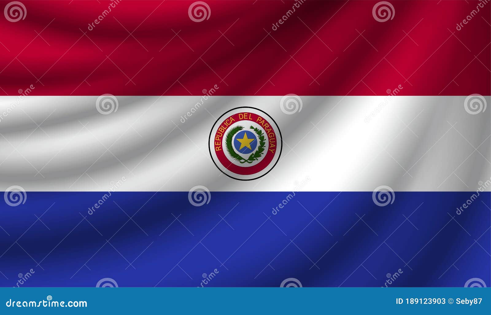 Realistic Flag, Vector Illustration Stock Vector - Illustration of ...