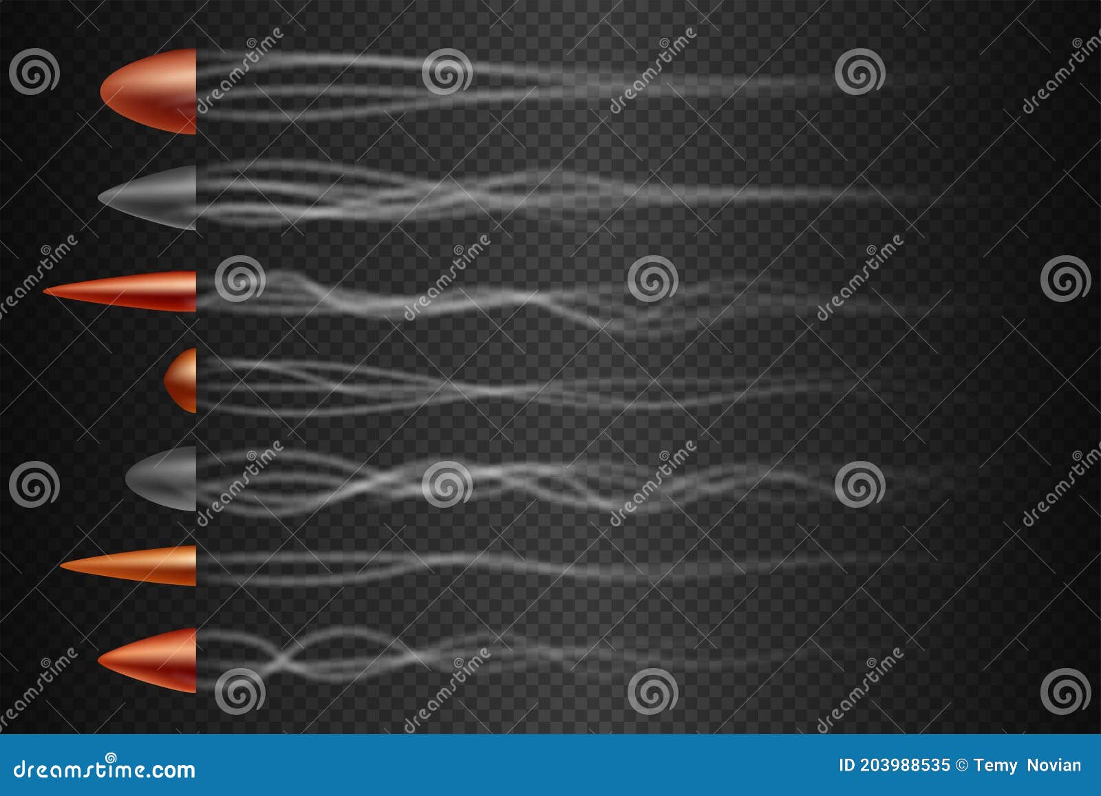 Realistic Flying Bullet Isolated on Transparent Background Stock Vector ...