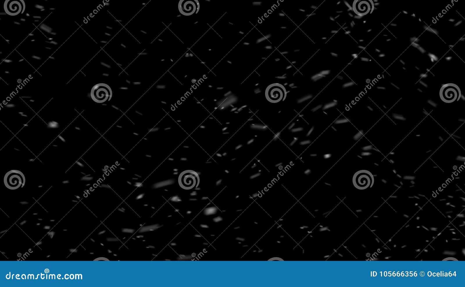 Snow Storm Loop - Medium Shot Pre-render Side Wind Stock Footage ...