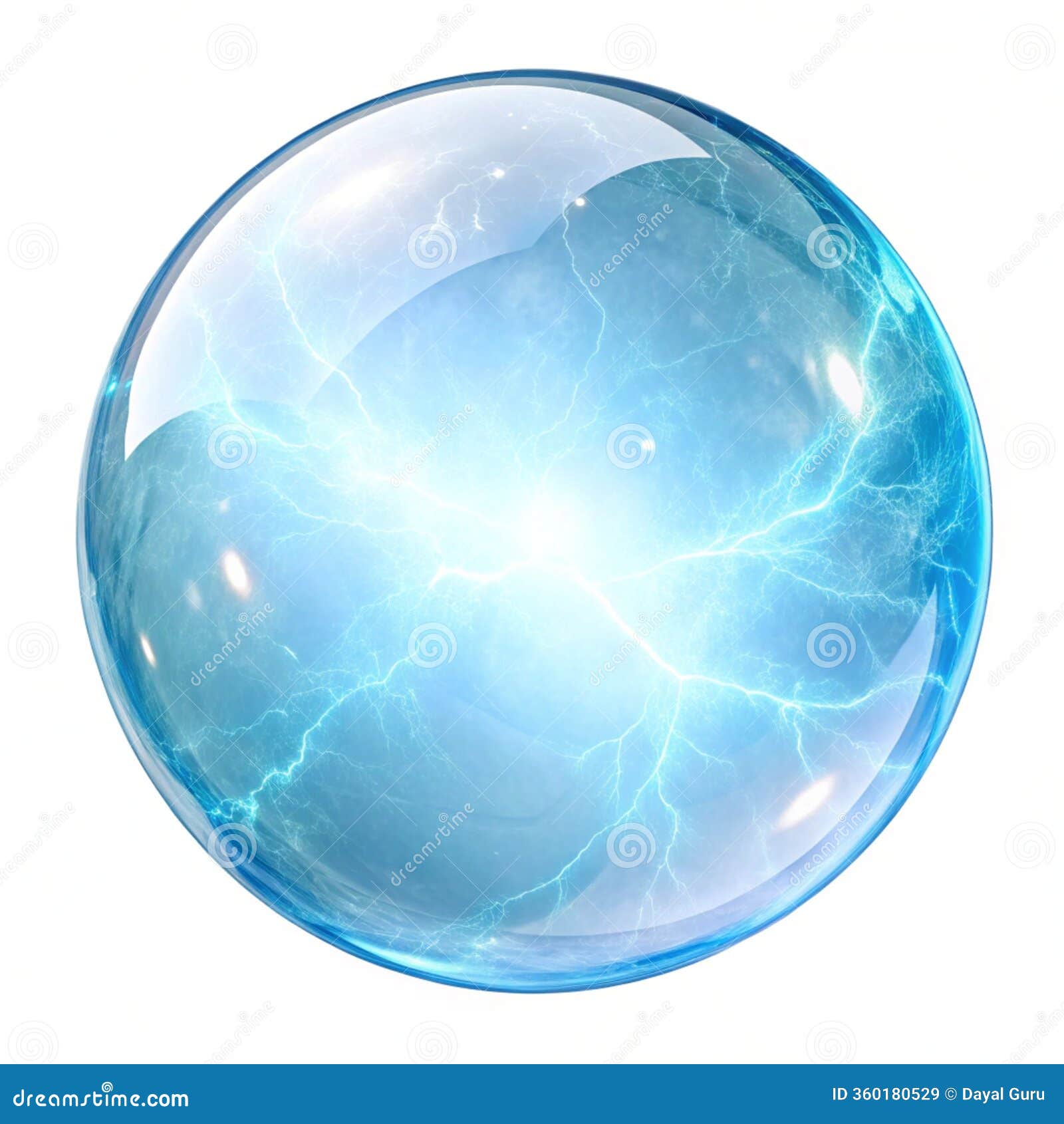 Realistic Force Shield Bubble Energy Isolated on Transparent Background ...