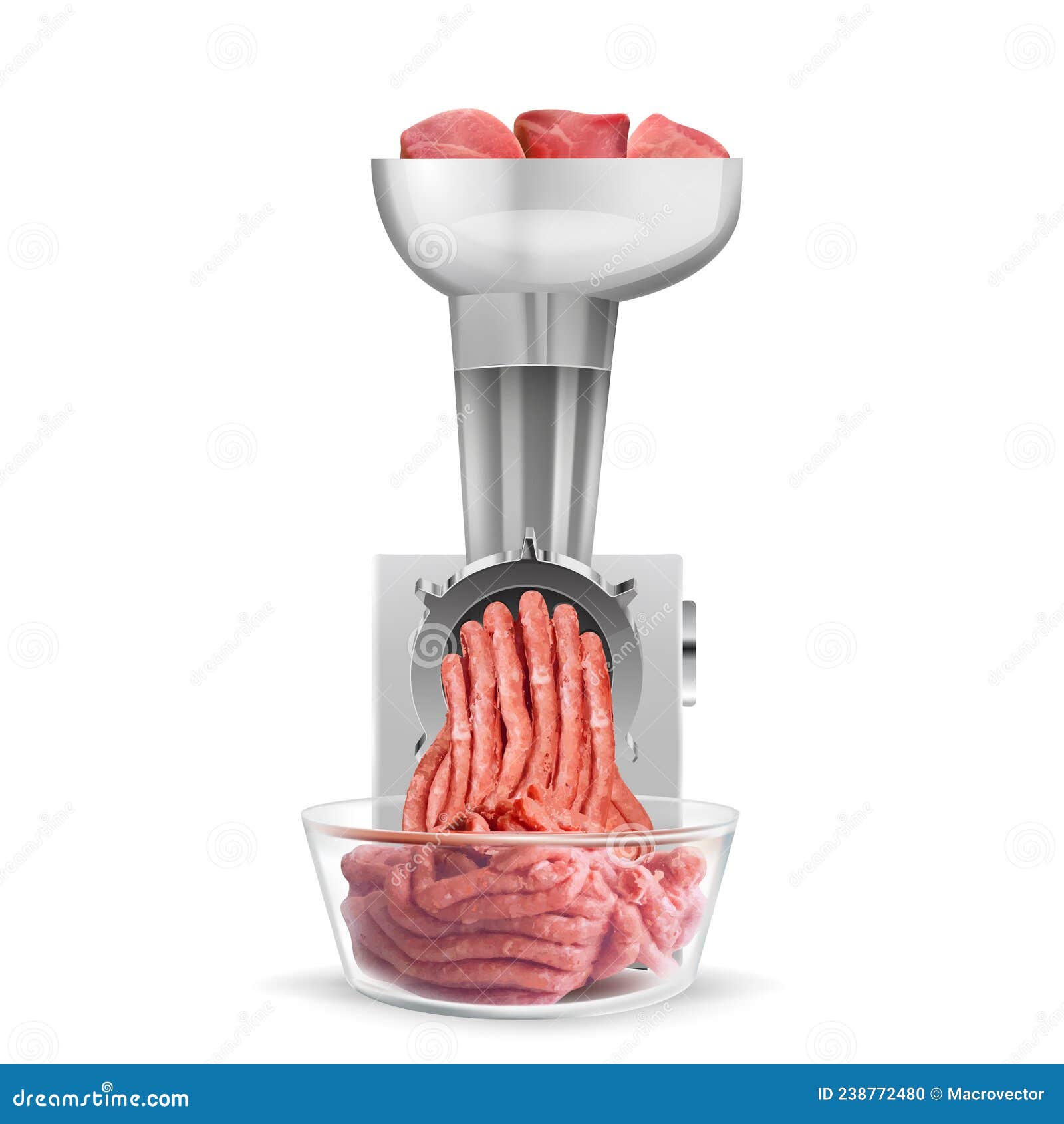 Preparation Forcemeat Realistic Illustration | CartoonDealer.com #288773064