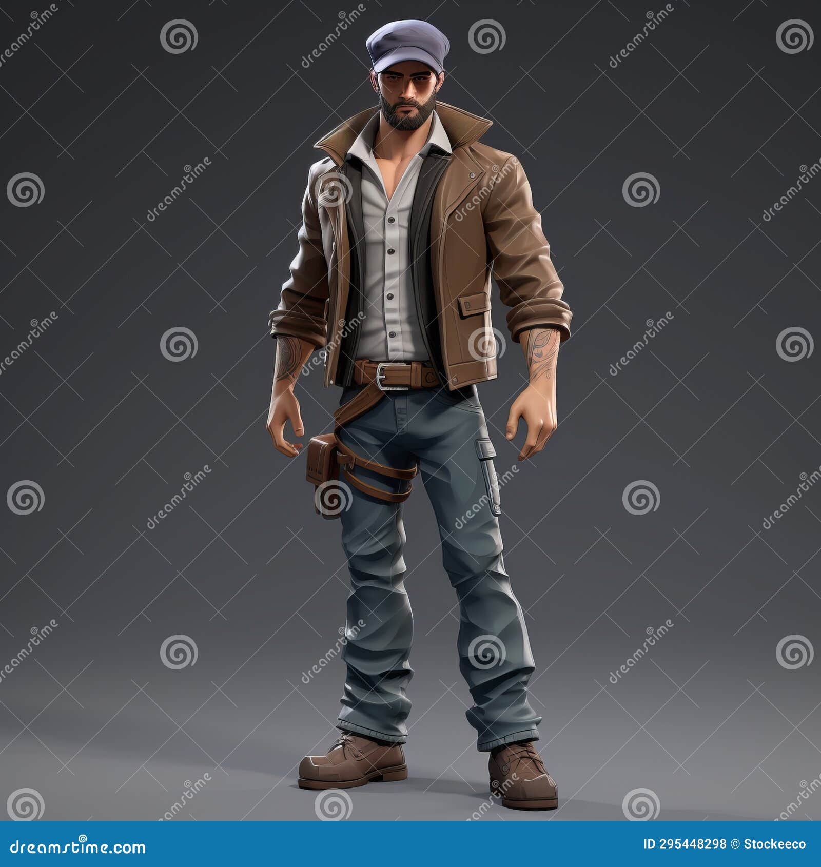 Realistic Fortnite Game Character in Jean-leon Gerome Style Stock ...