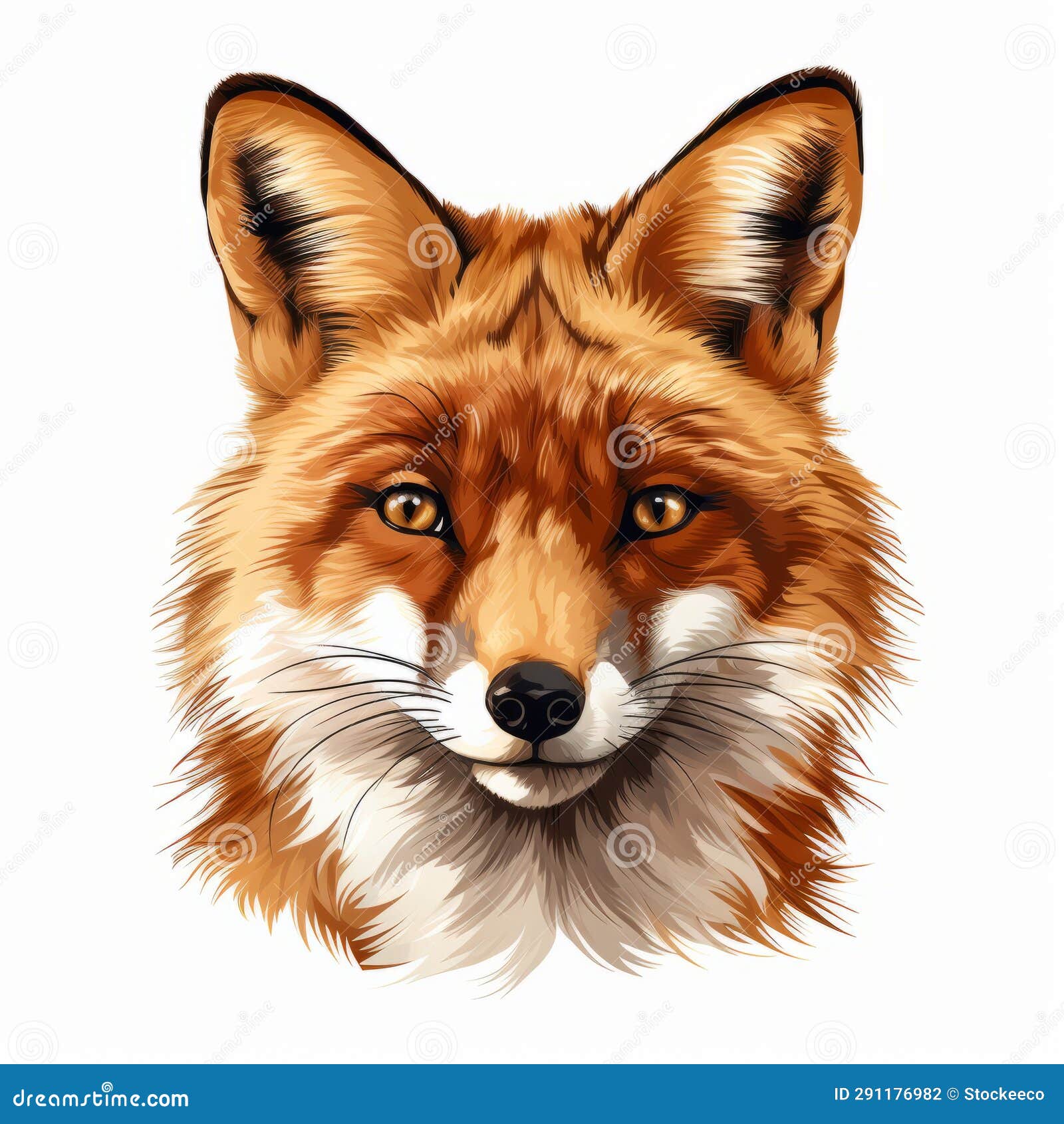 How To Draw A Realistic Fox Head