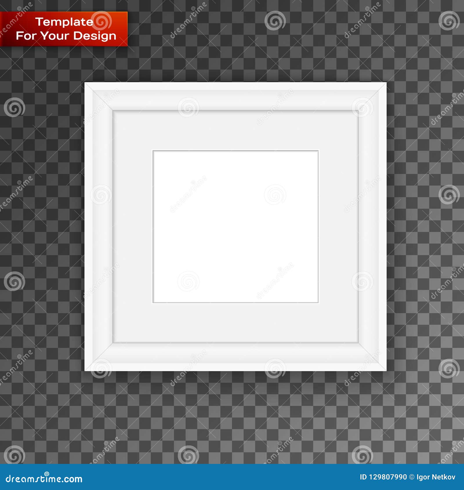 Realistic Frame. Perfect for Your Presentations Stock Vector ...