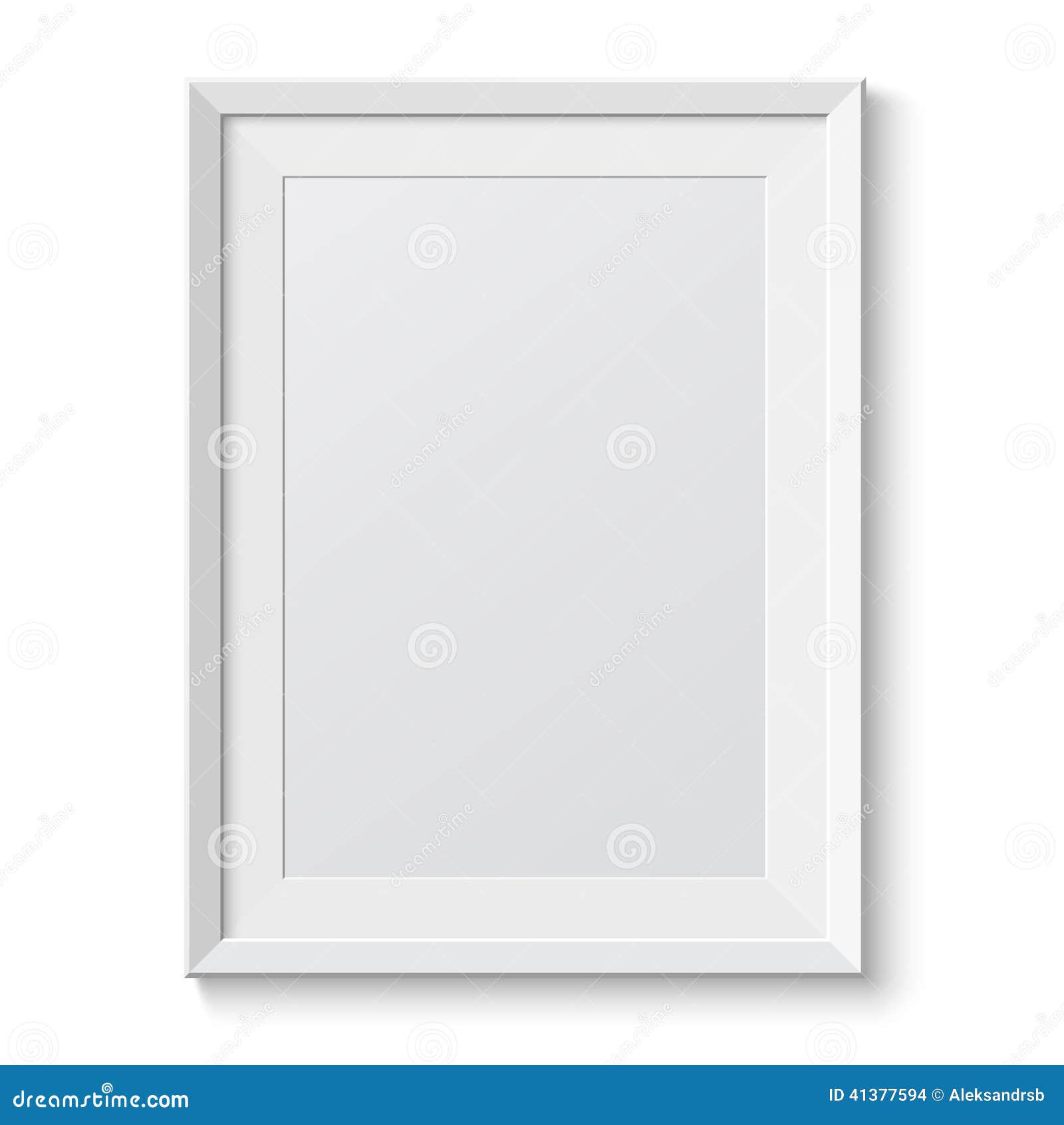 Realistic frame stock vector. Illustration of realistic - 41377594