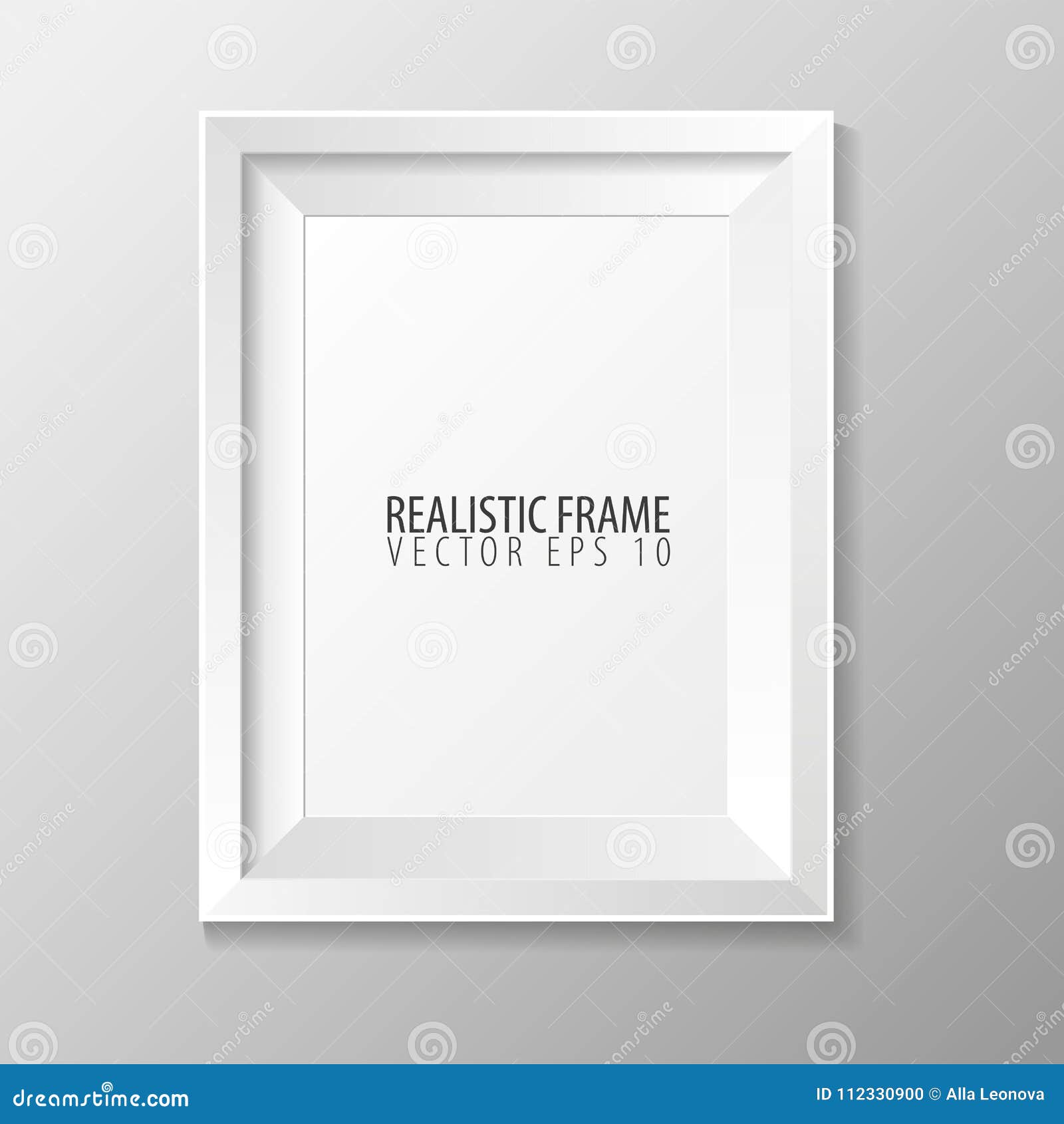 Realistic Frame for Your Presentations. Vector Illustration. Stock ...