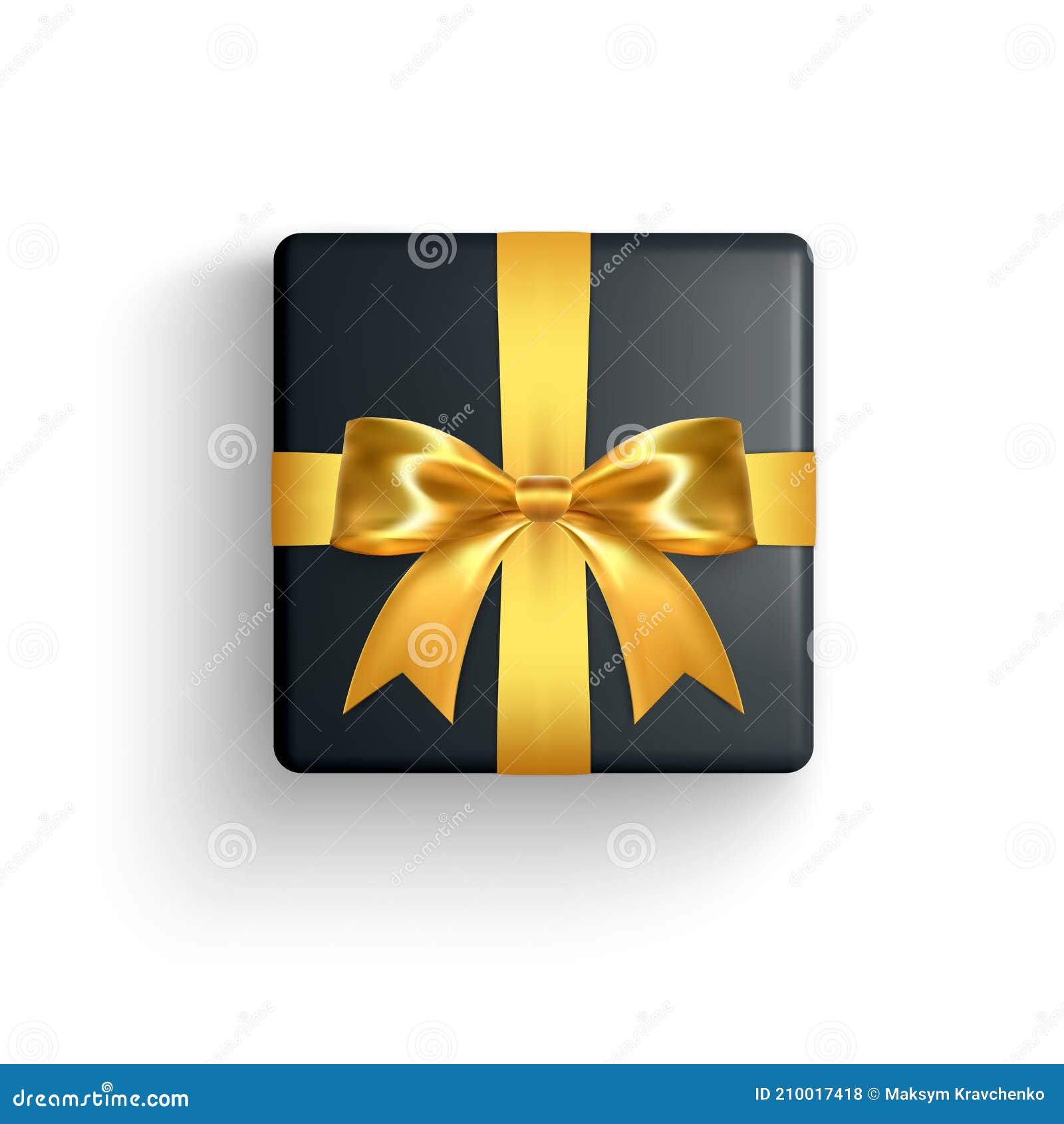 Realistic Gift Box, Decorative Present Isolated on White Background ...
