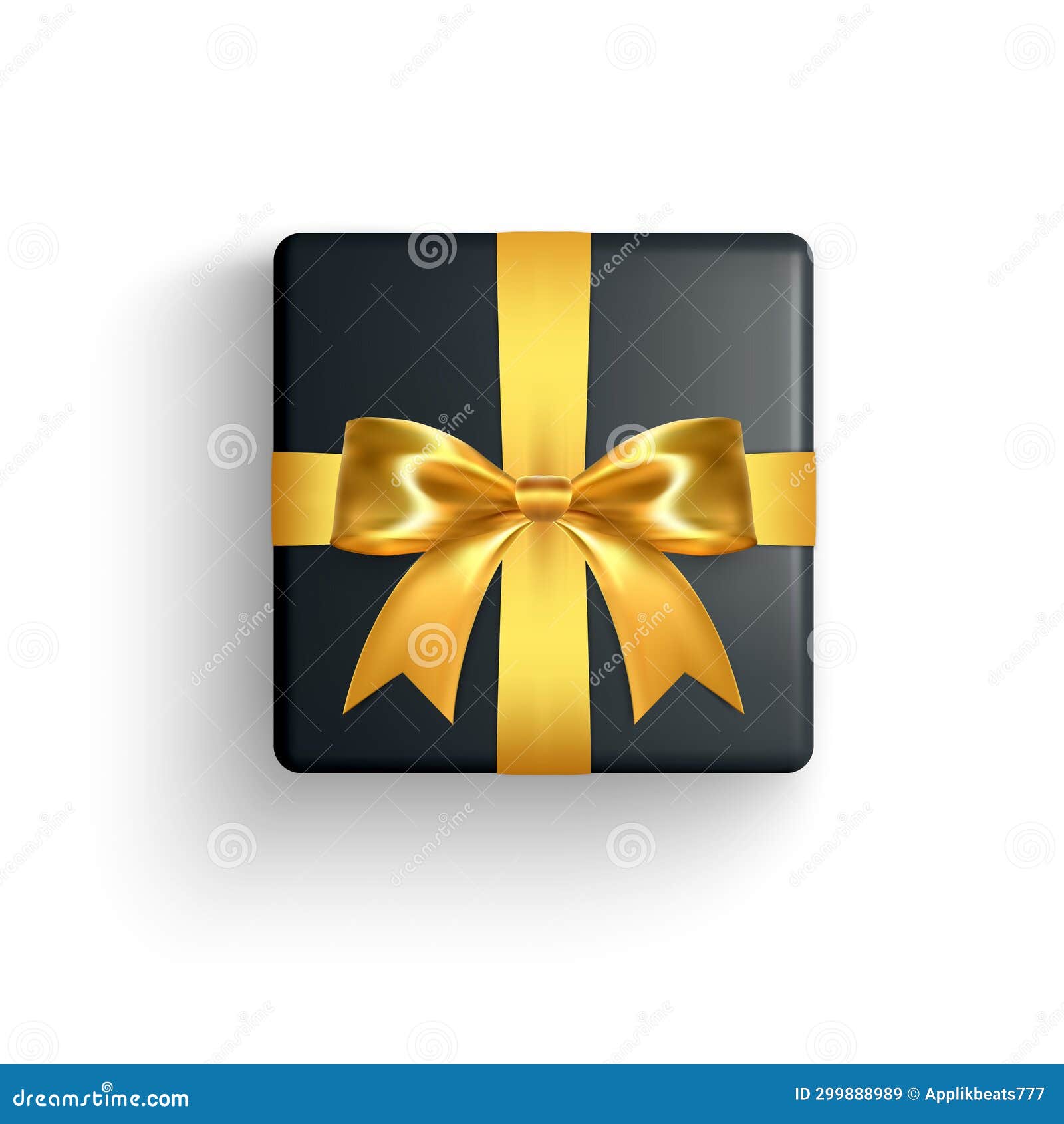 Realistic Gift Box, Decorative Present Isolated on White Background ...