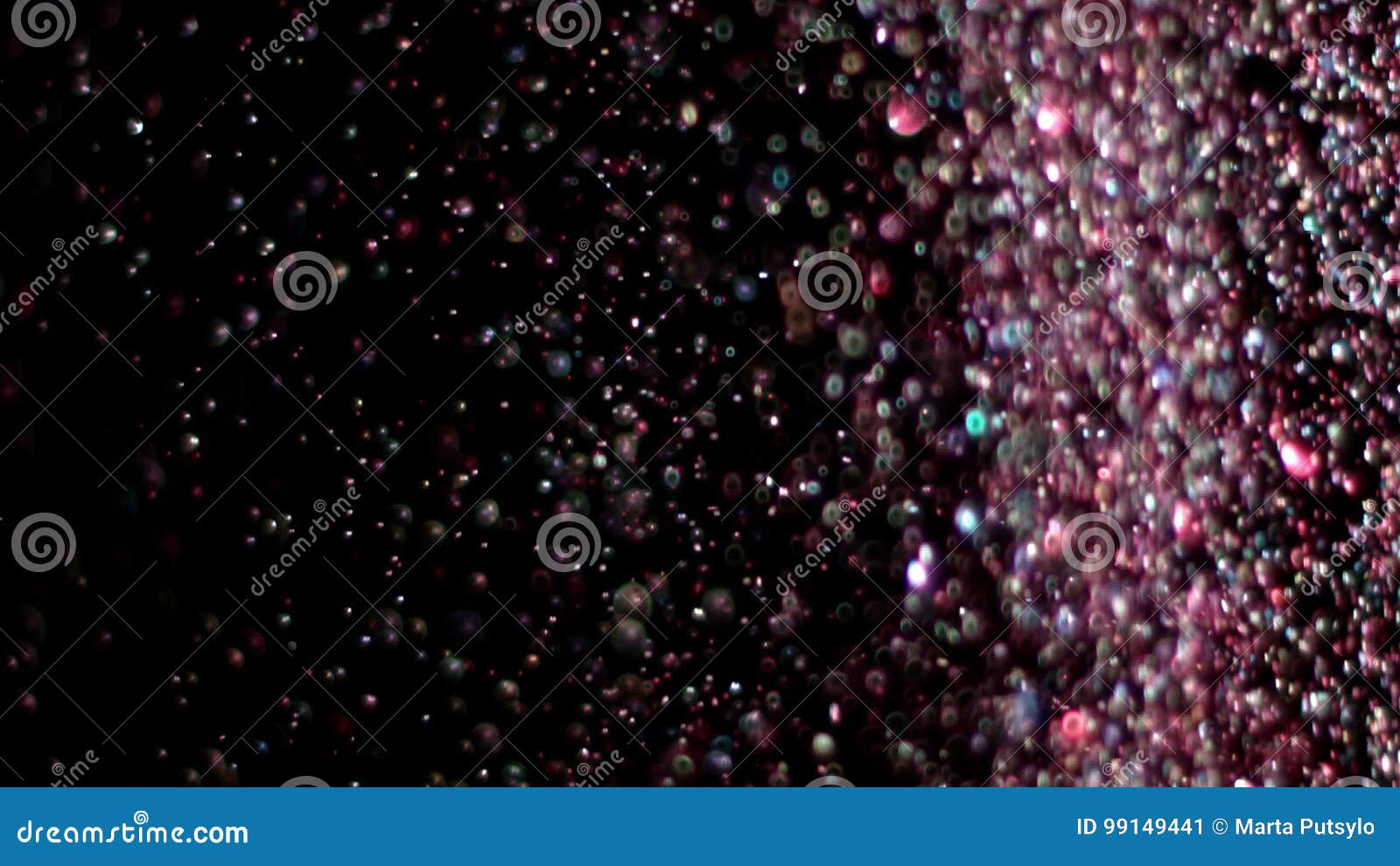 Realistic Glitter Exploding on Black Background. Stock Video - Video of ...