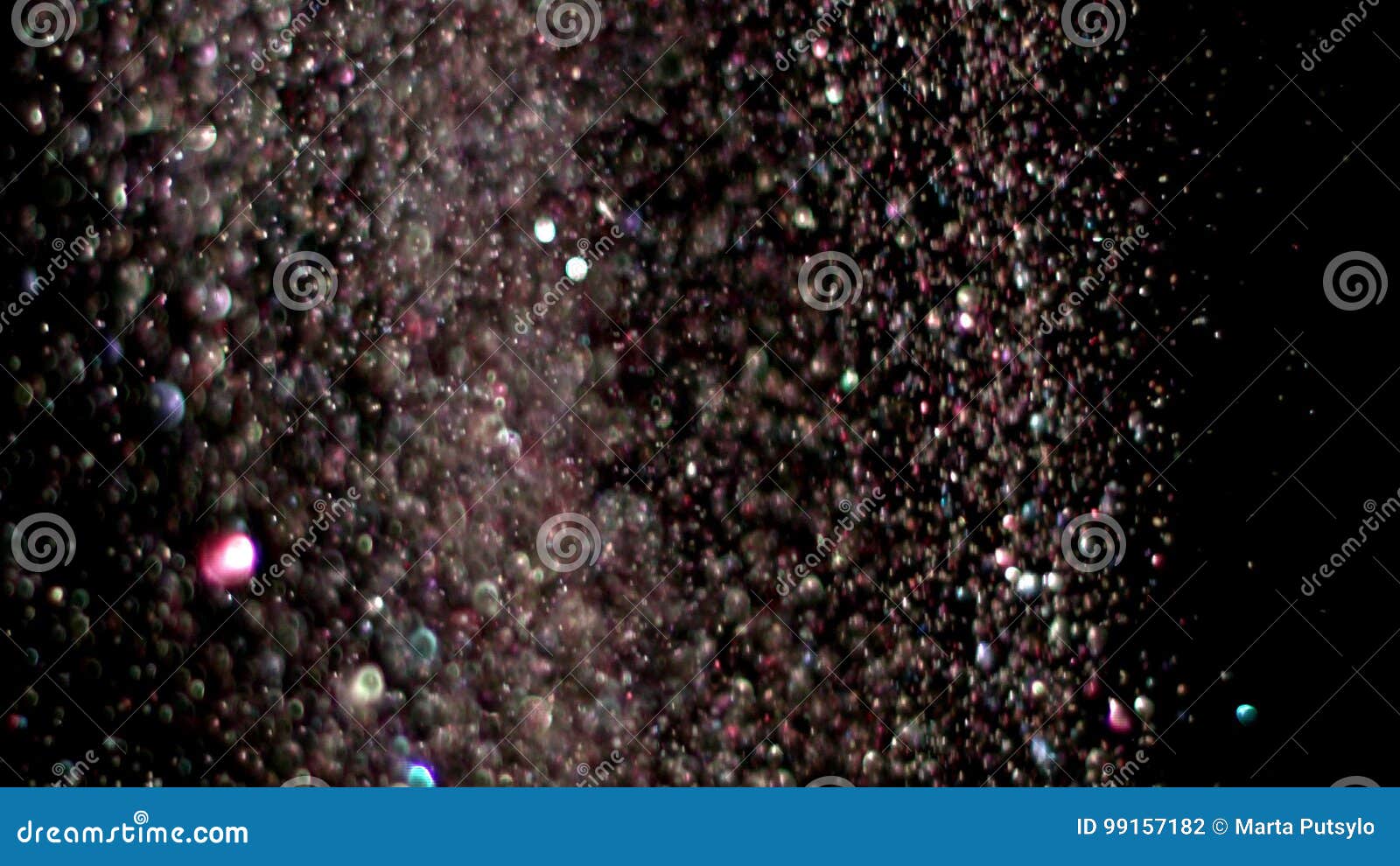 Realistic Glitter Exploding on Black Background. Stock Footage - Video ...