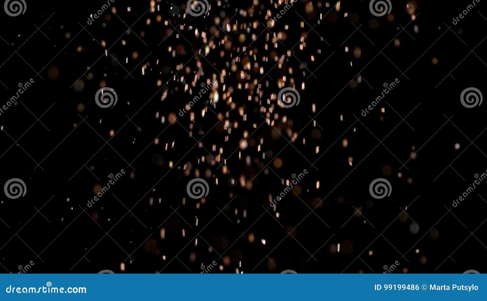Realistic Glitter Exploding on Black Background. Stock Footage - Video ...