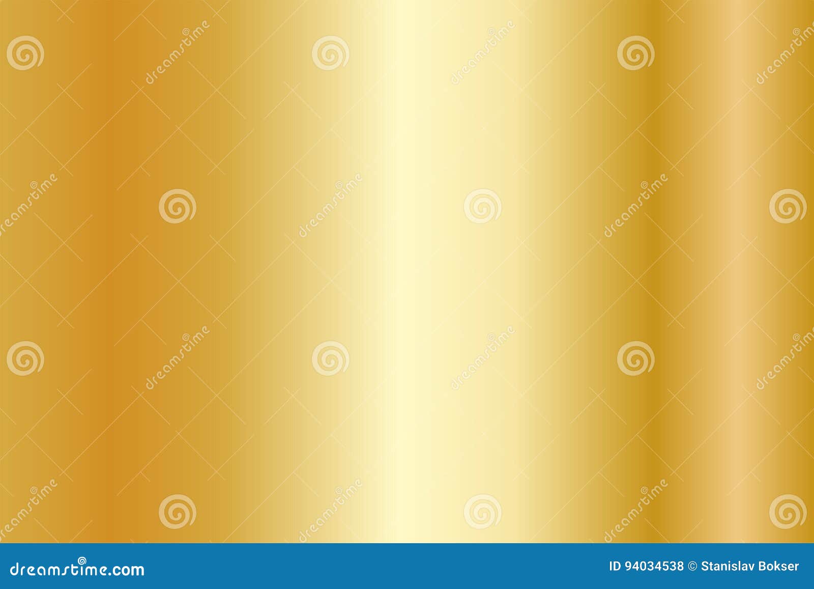 Realistic Gold Texture. Shiny Metal Foil Gradient Stock Vector - Illustration of frame, border ...