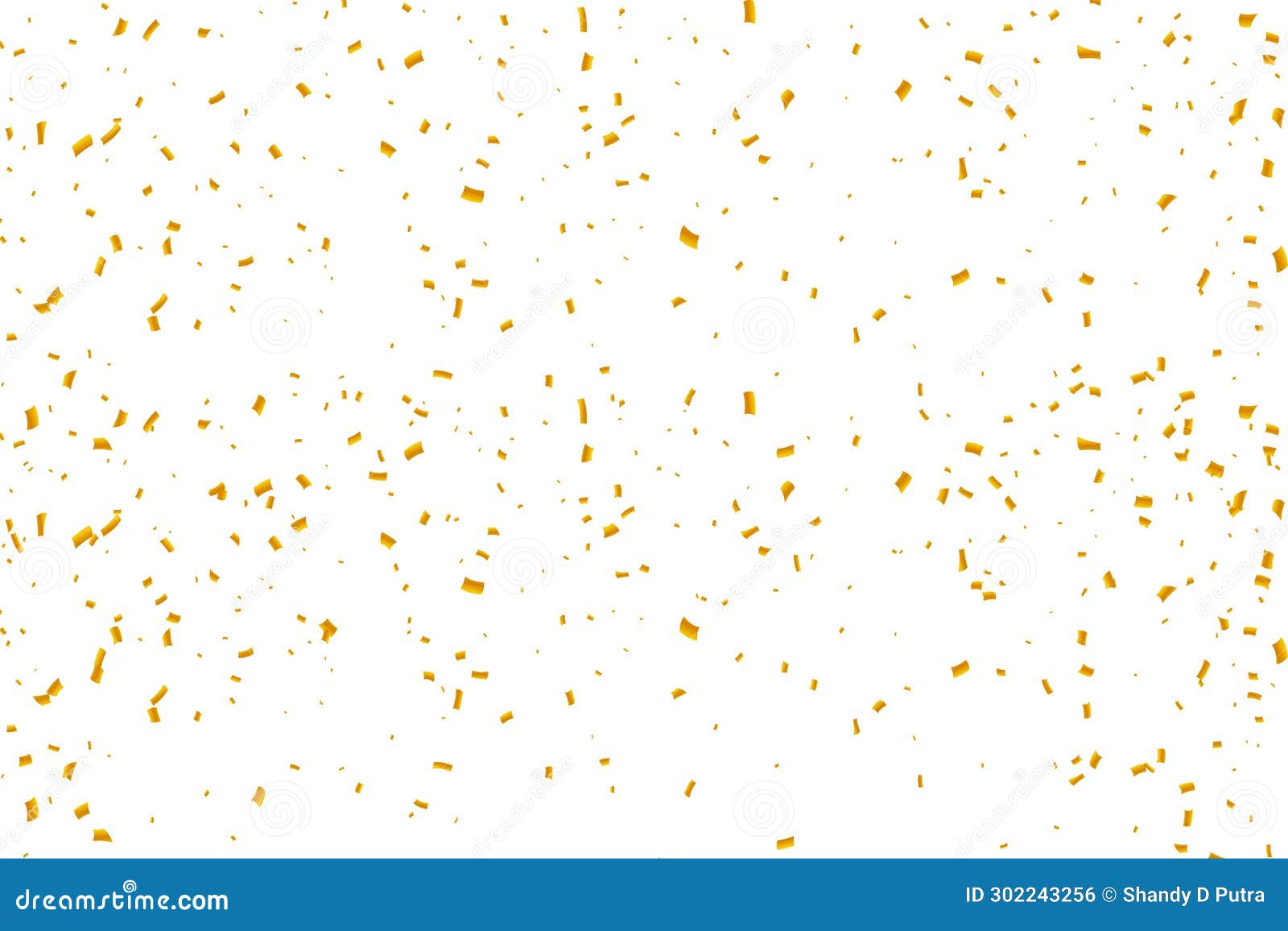Realistic Golden Confetti Background Stock Vector - Illustration of ...