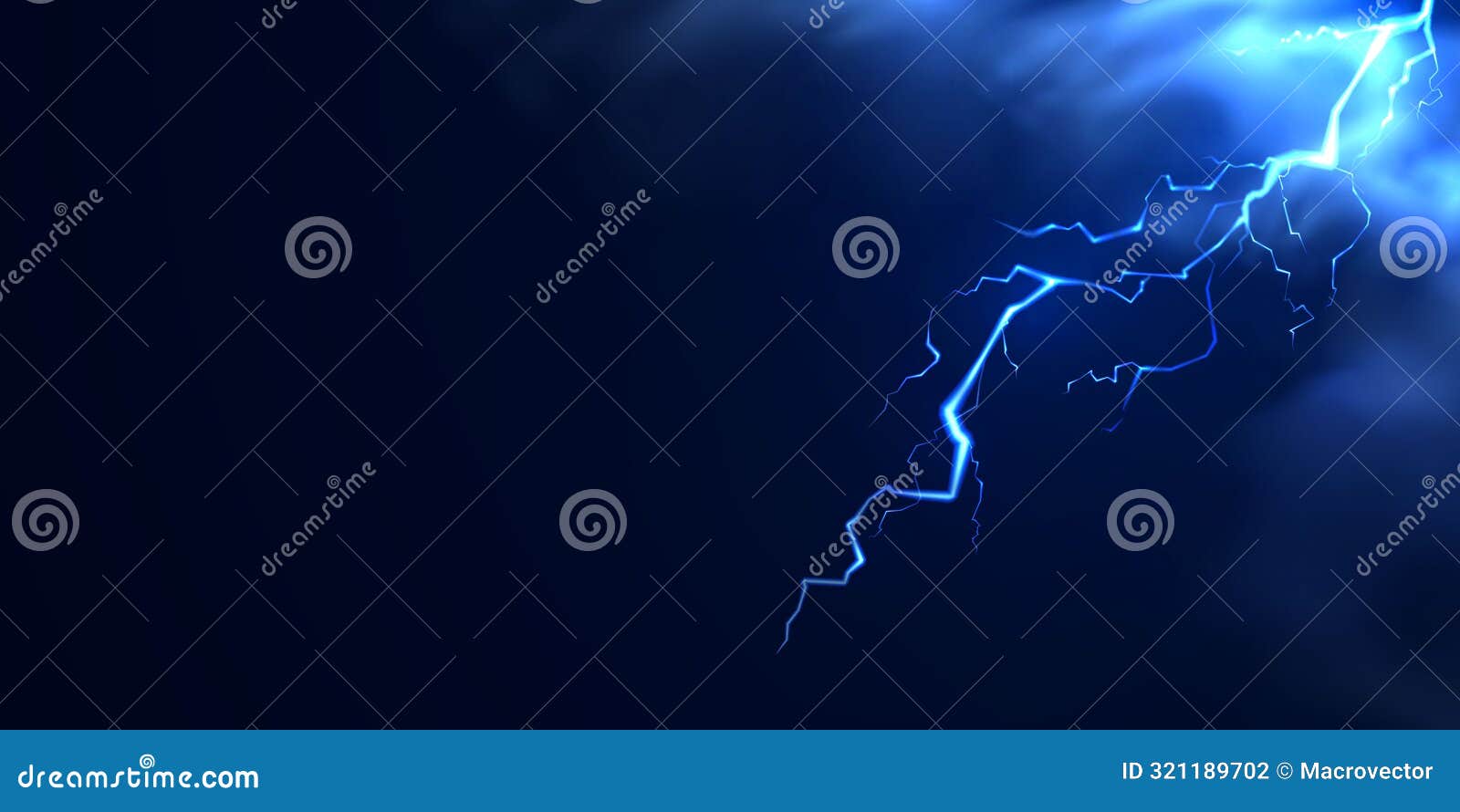 Realistic Gradient Lightning Composition Stock Illustration ...