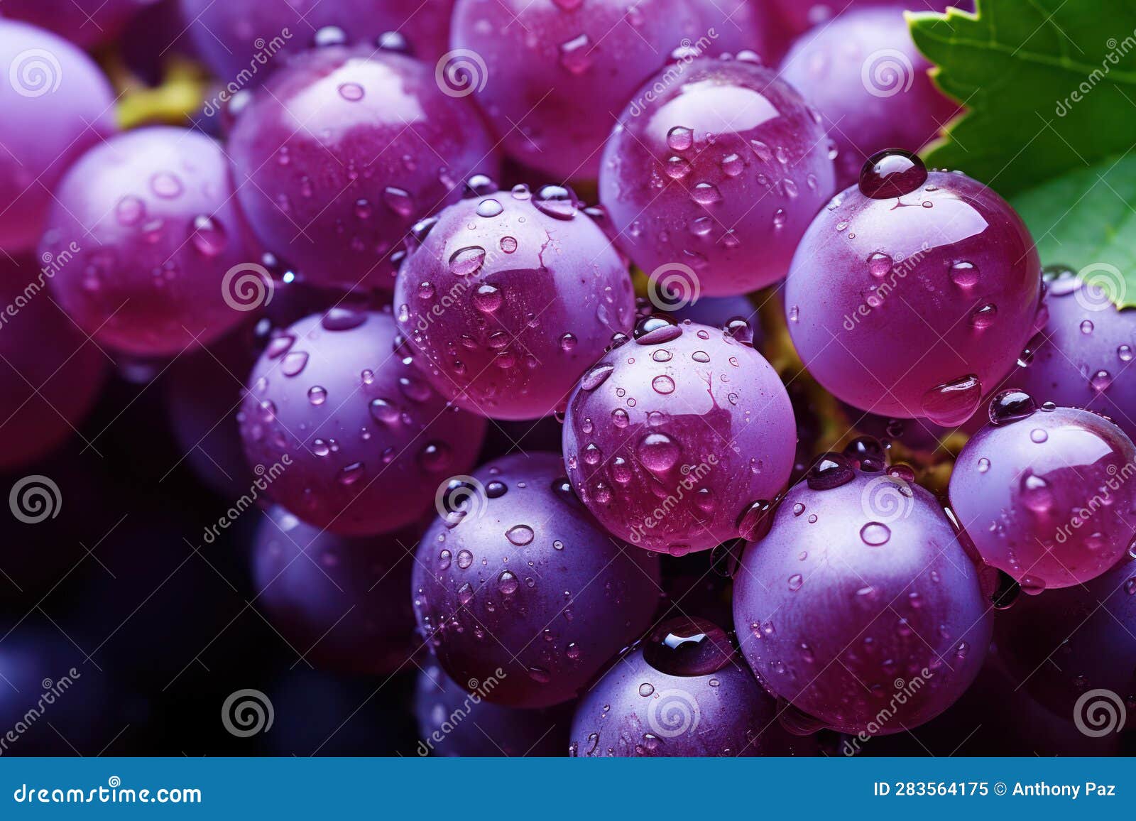 Realistic Grapes: Captivating Image of Freshly Picked Grapes ...