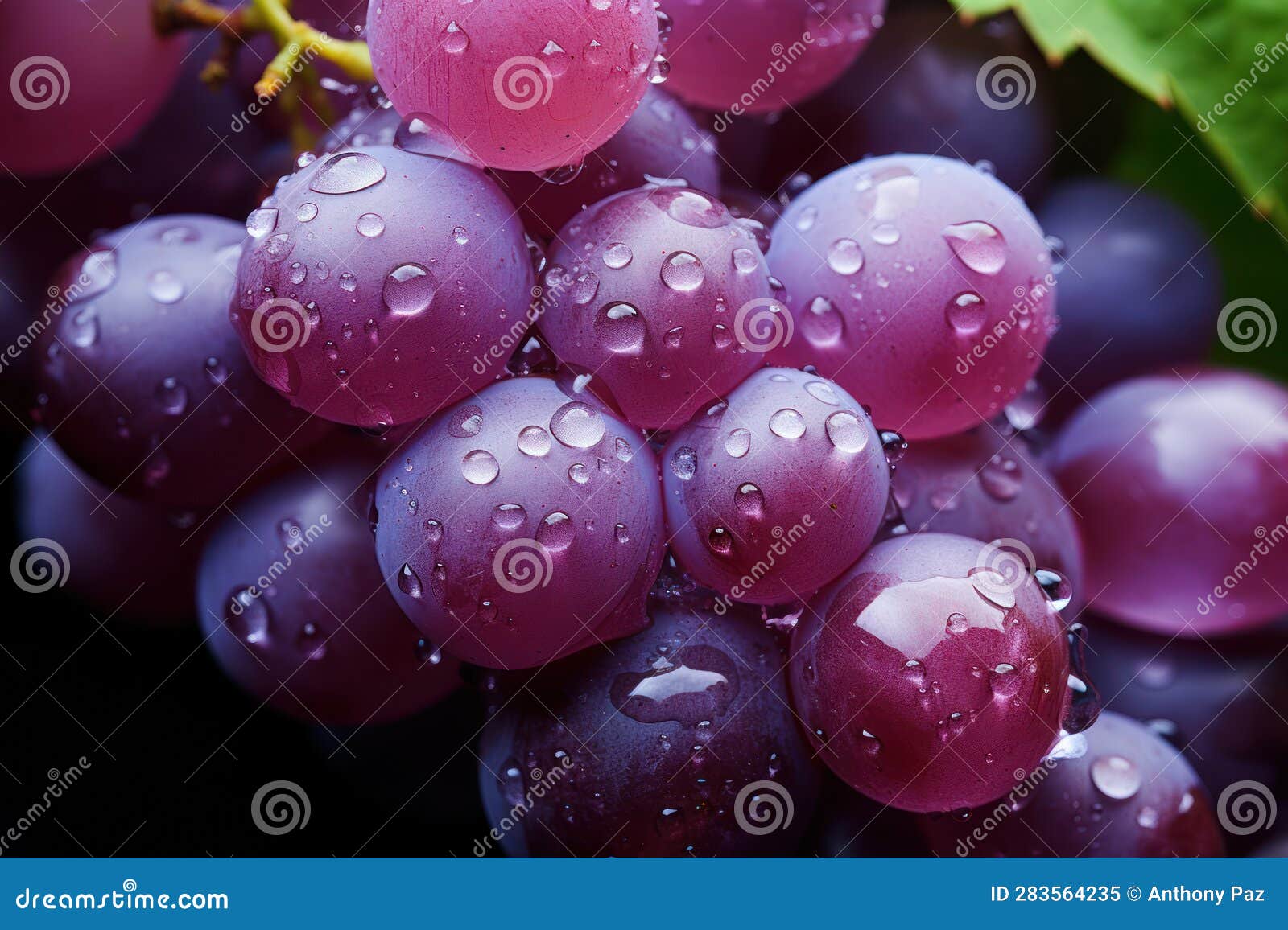 Realistic Grapes: Captivating Image of Freshly Picked Grapes ...