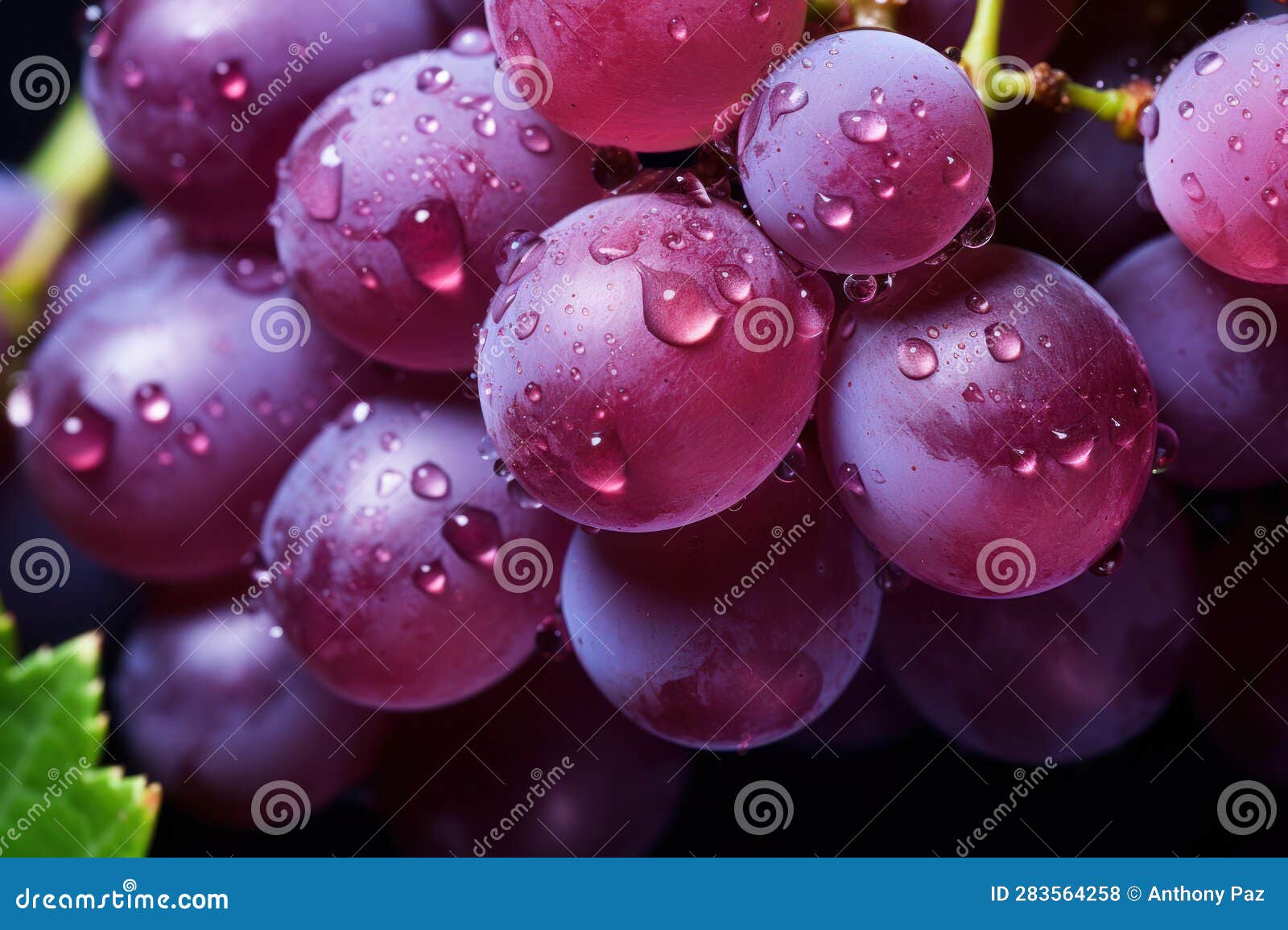 Realistic Grapes: Captivating Image of Freshly Picked Grapes ...