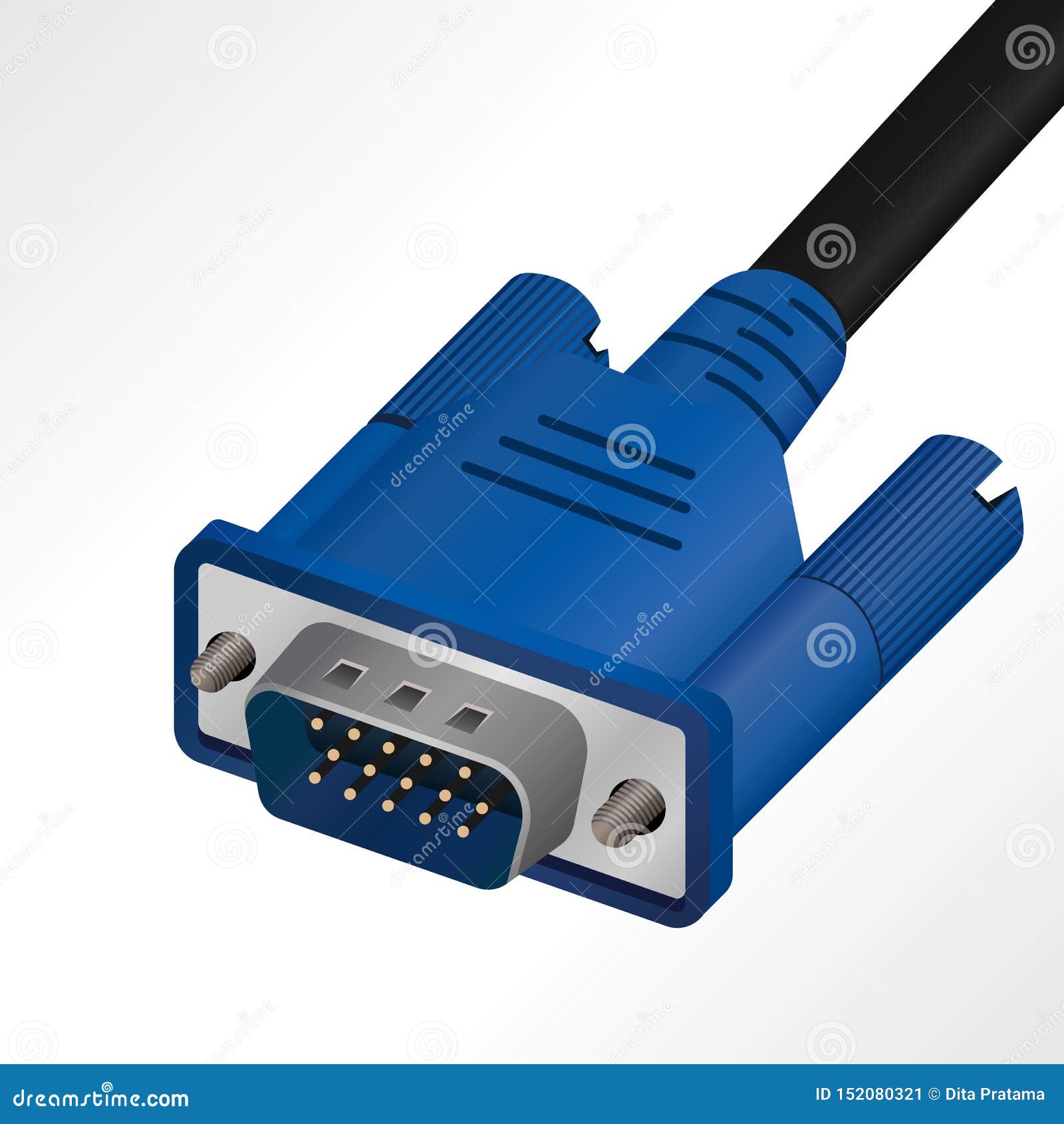 Realistic Graphic VGA Cable for Computer, Projector, Television, Etc ...