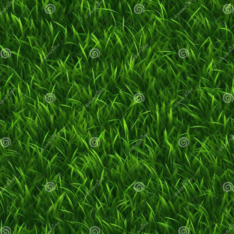 Realistic Grass Texture Background Stock Illustration - Illustration of ...