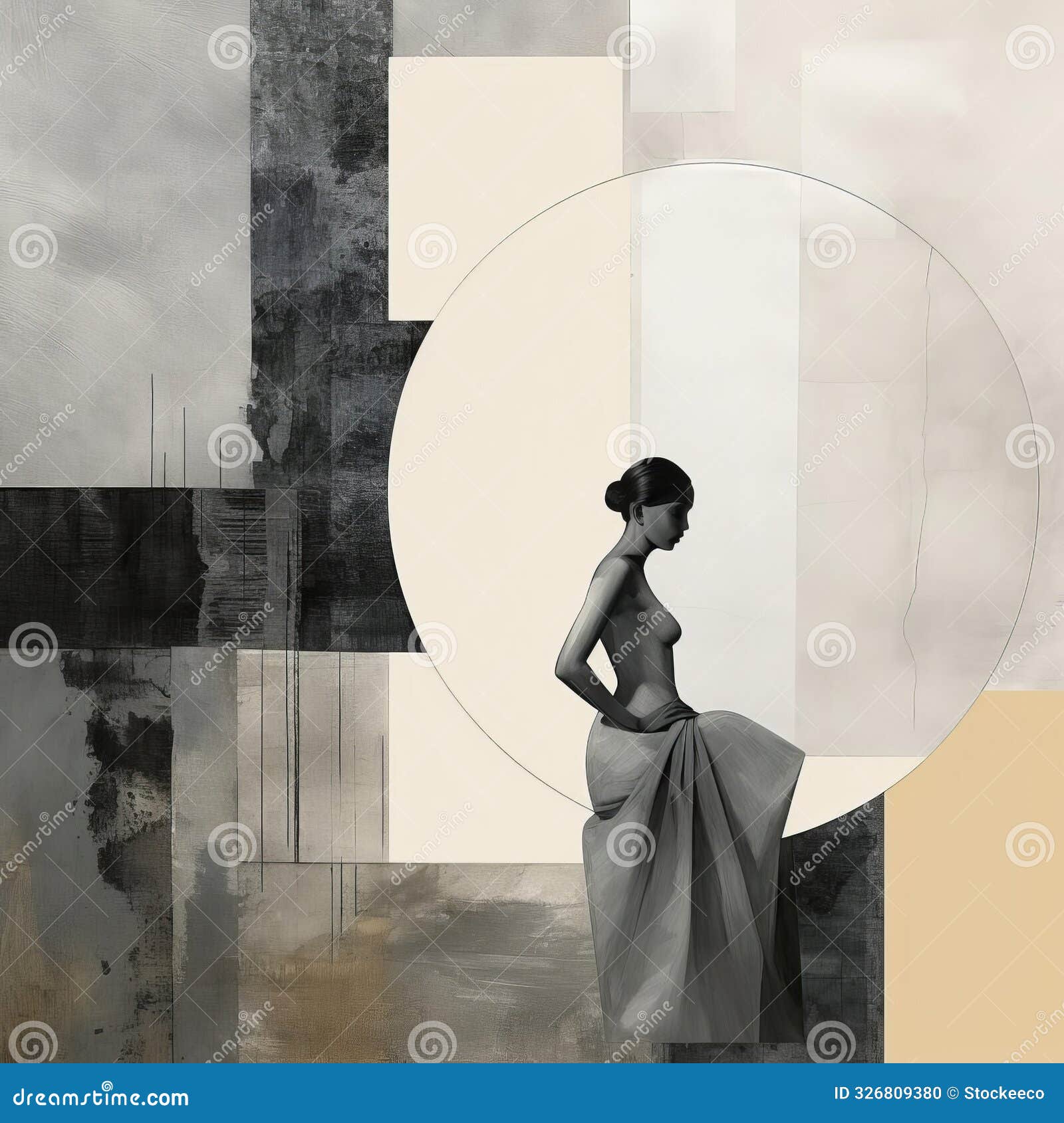 Realistic Gray Collage Background Textures with Cutout Abstraction ...