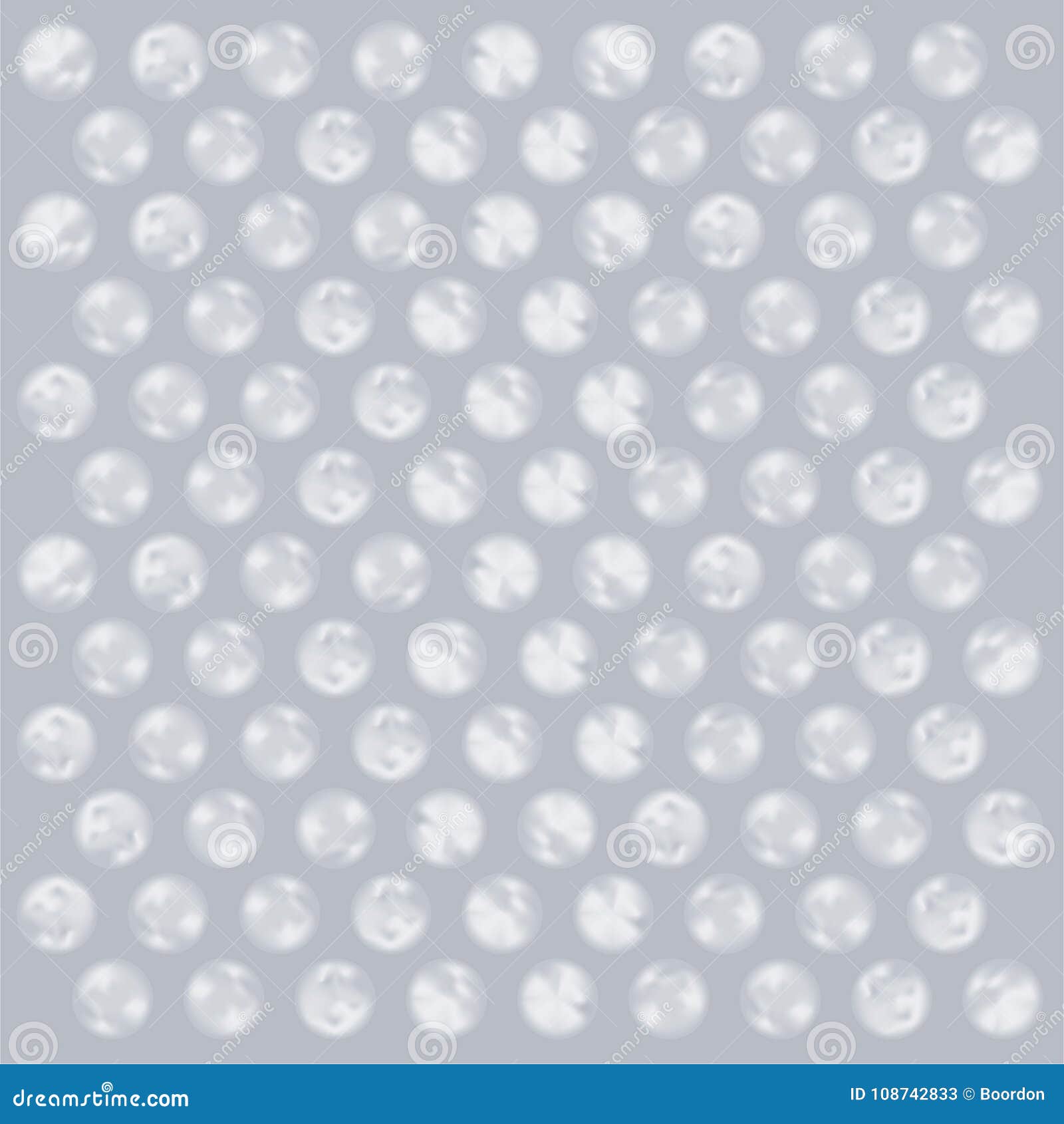Realistic Grey Bubble Wrap Texture Background Stock Vector ...