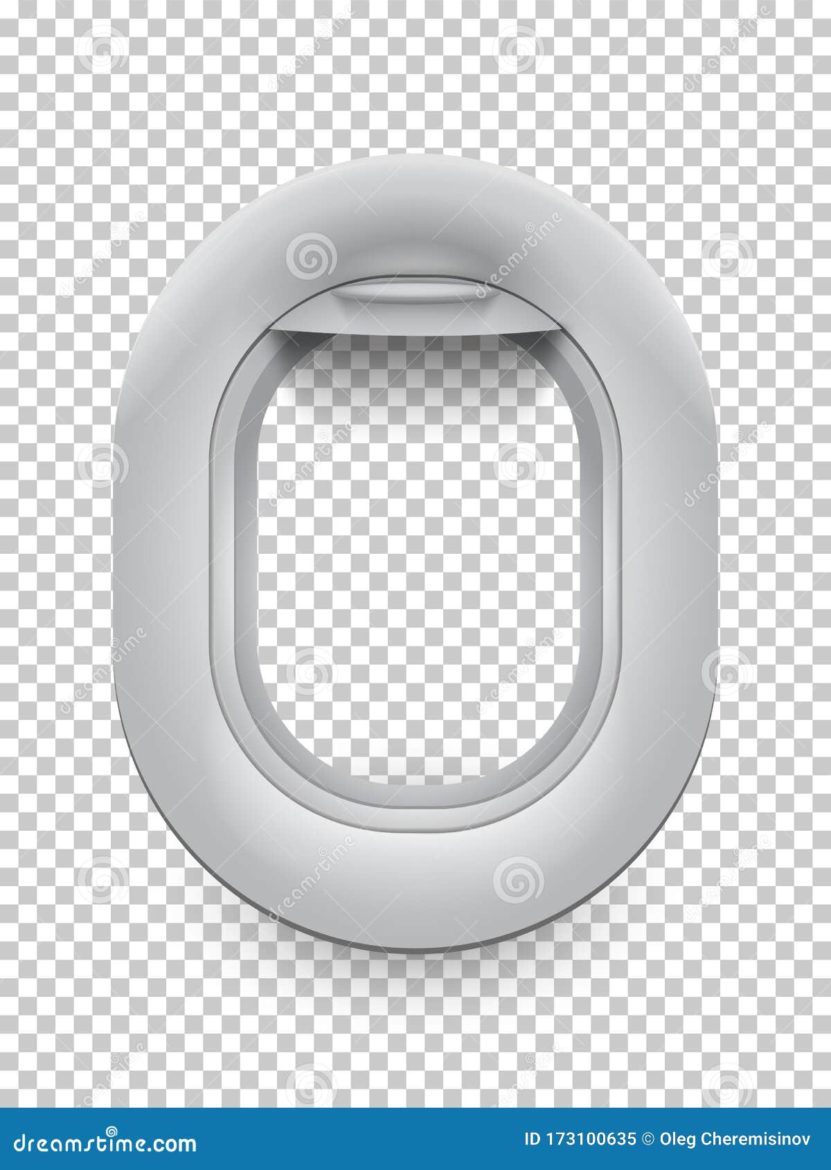 Set Of Realistic Porthole Glass Window From Spaceship Submarine ...