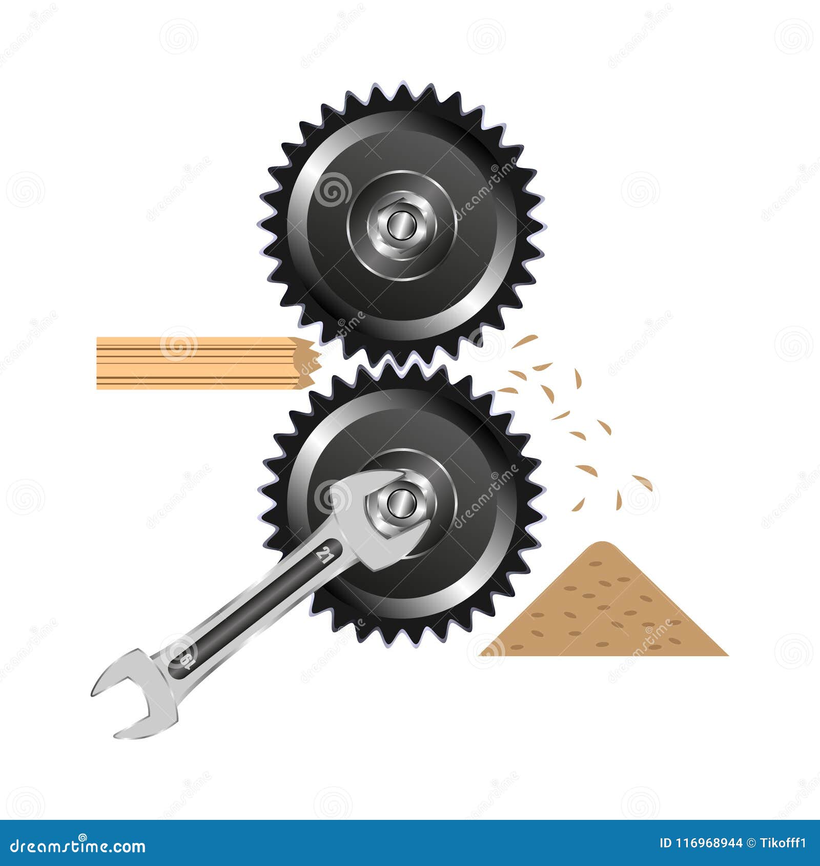 Realistic grinding machine stock vector. Illustration of electric ...