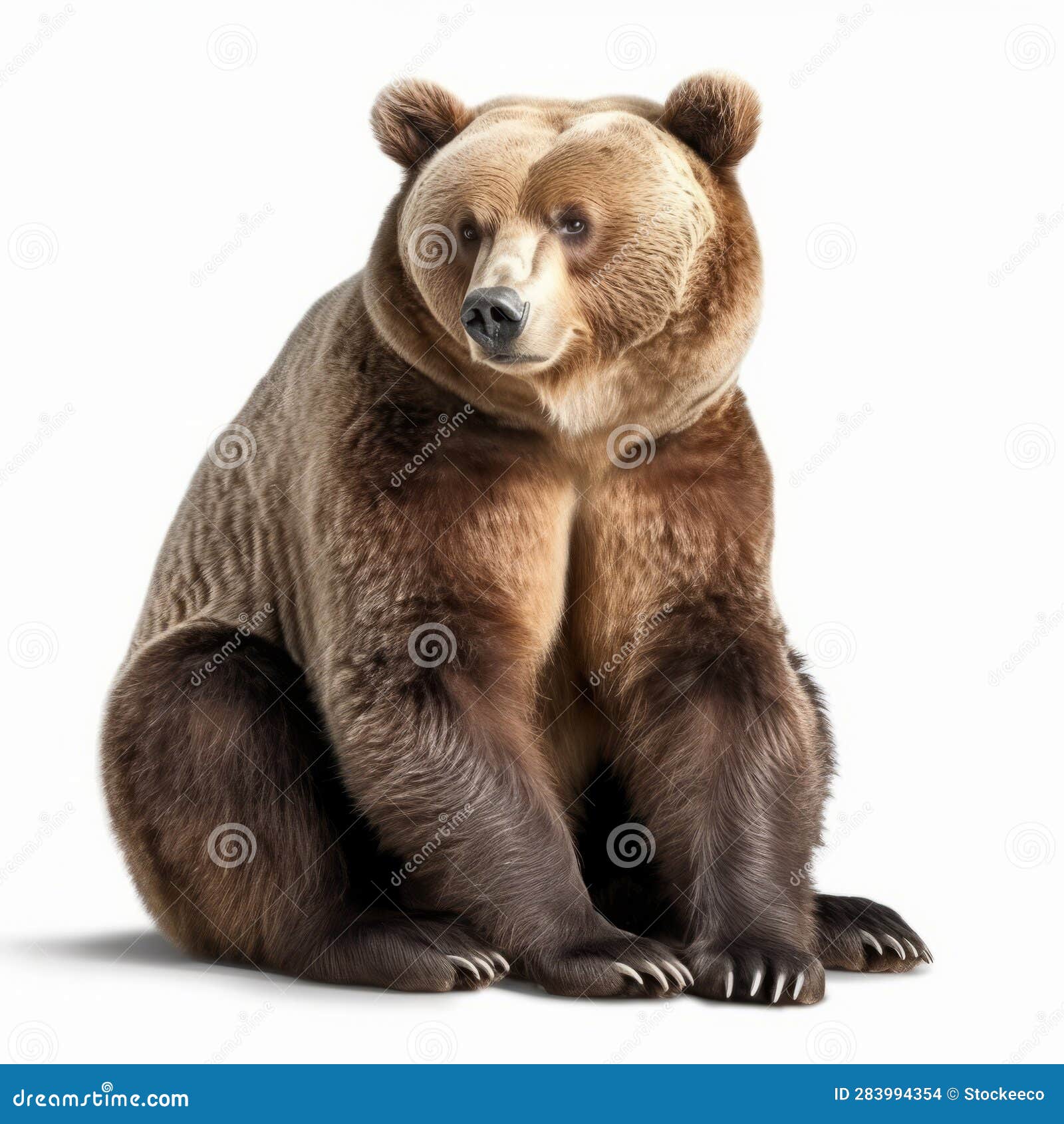 Realistic Grizzly Bear 3d Rendering By David Michael Bowers Stock ...
