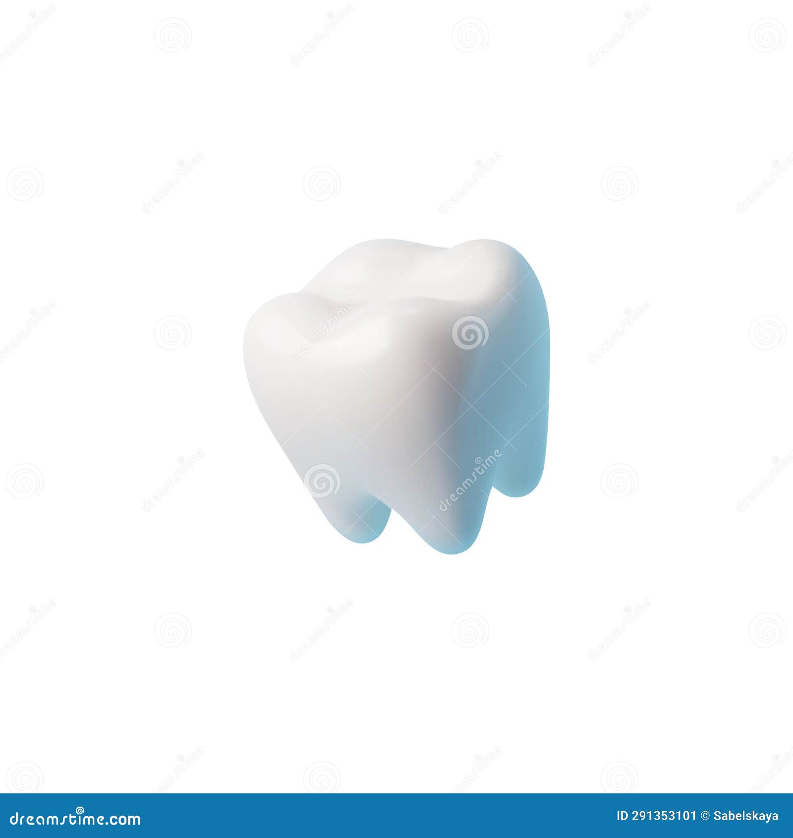 Realistic Healthy Tooth 3D Style, Vector Illustration Stock Vector ...