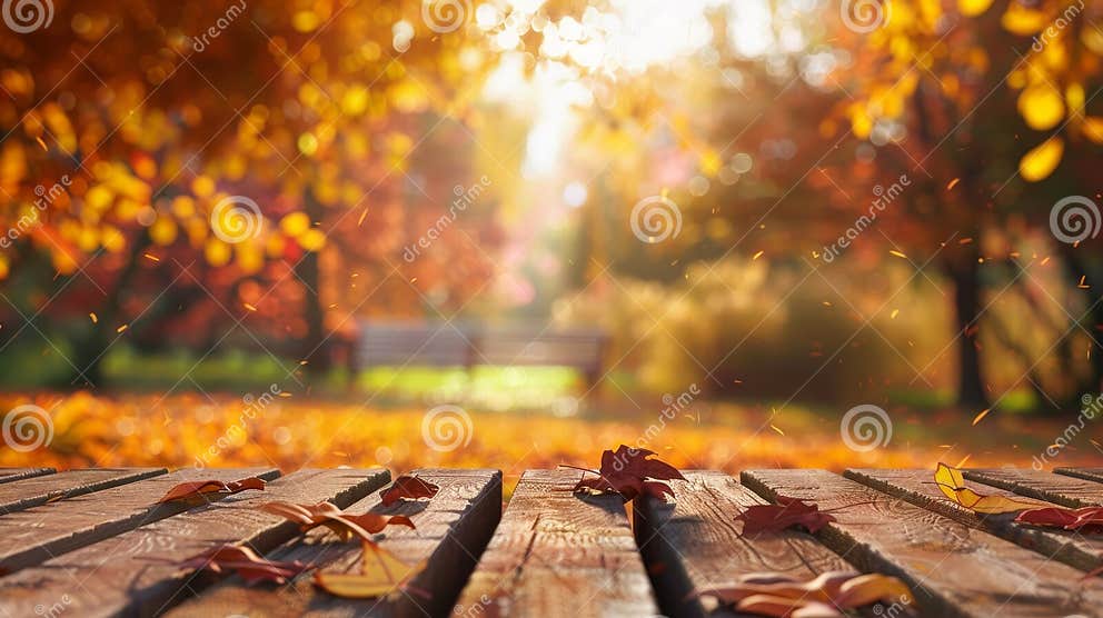 Realistic High Quality Autumn Concept with Generous Copy Space for ...