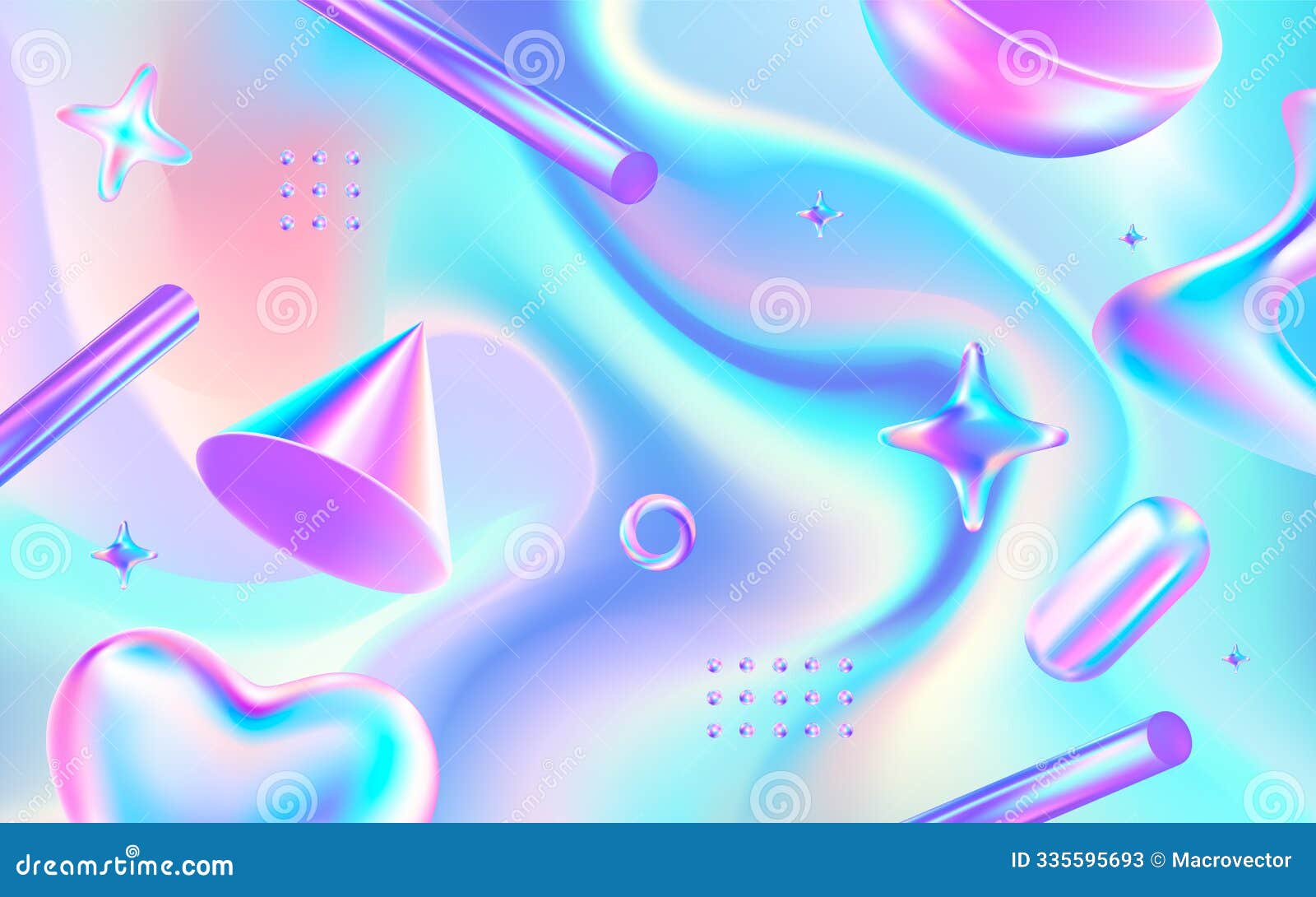 Realistic 3d Holographic Red And Orange Sphere. Abstract Vector Glossy ...