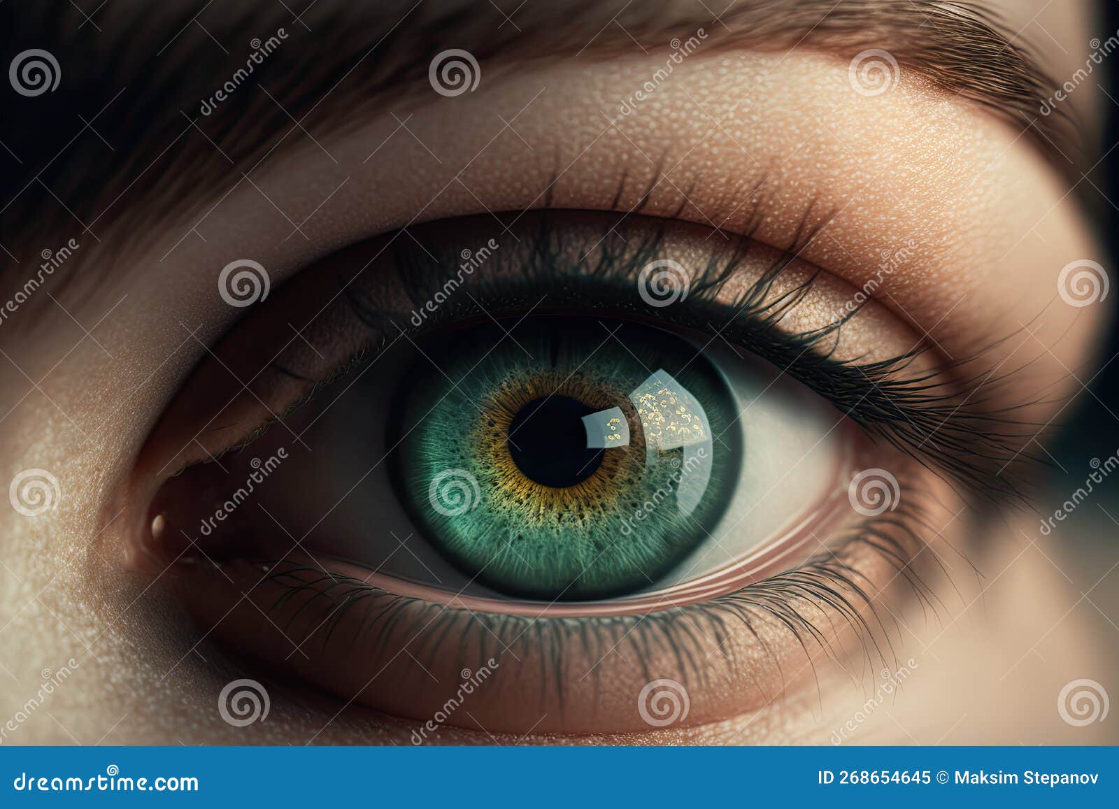 How Human Eye See Green Surface Infographic Diagram Physics Mechanics ...