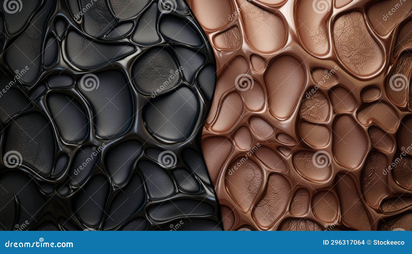 Realistic and Hyper-detailed 3d Chocolate Texture in Silver, Gold, and ...