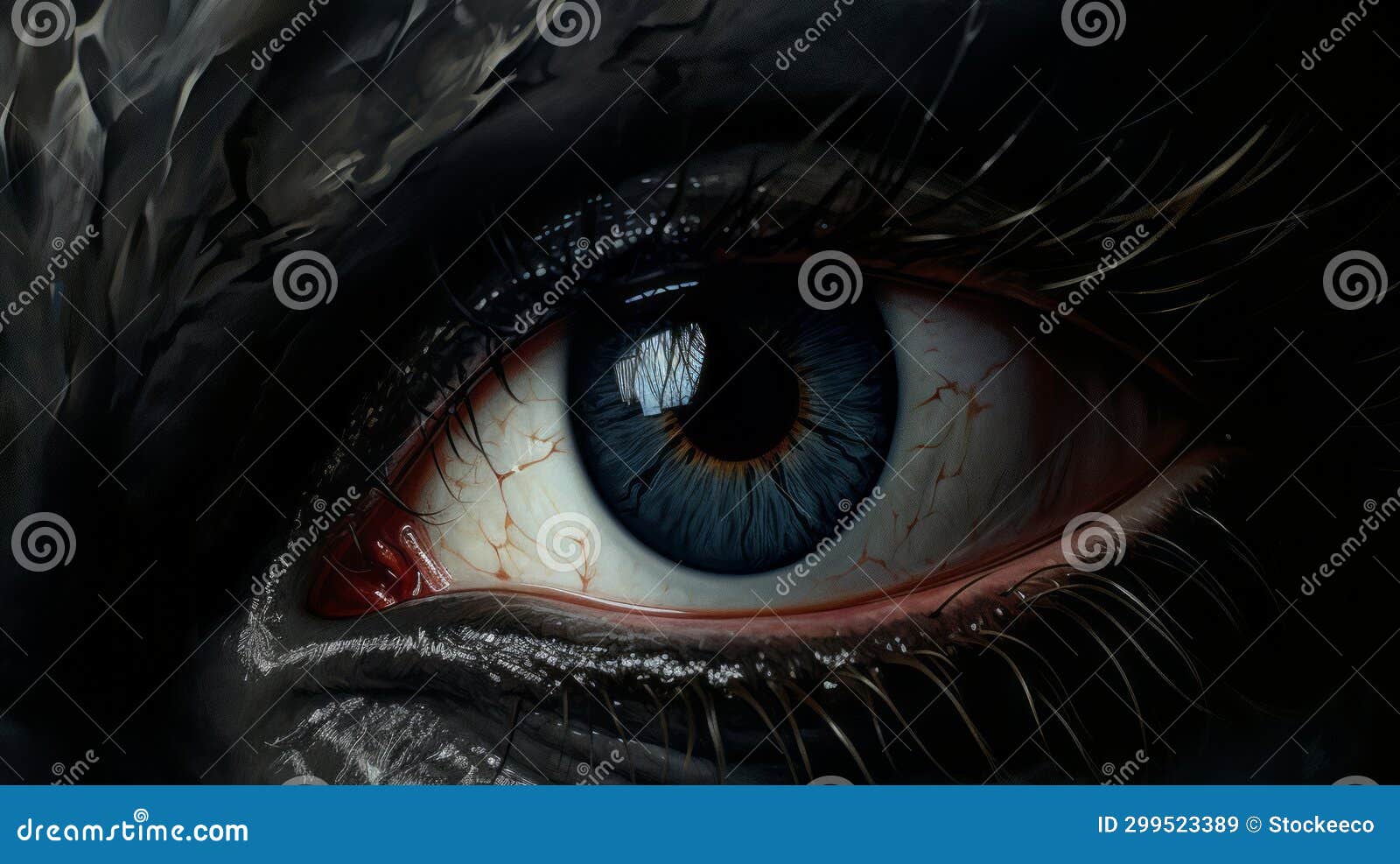 Realistic Hyper-detailed Rendering of a Fantasy Character Stock Image ...