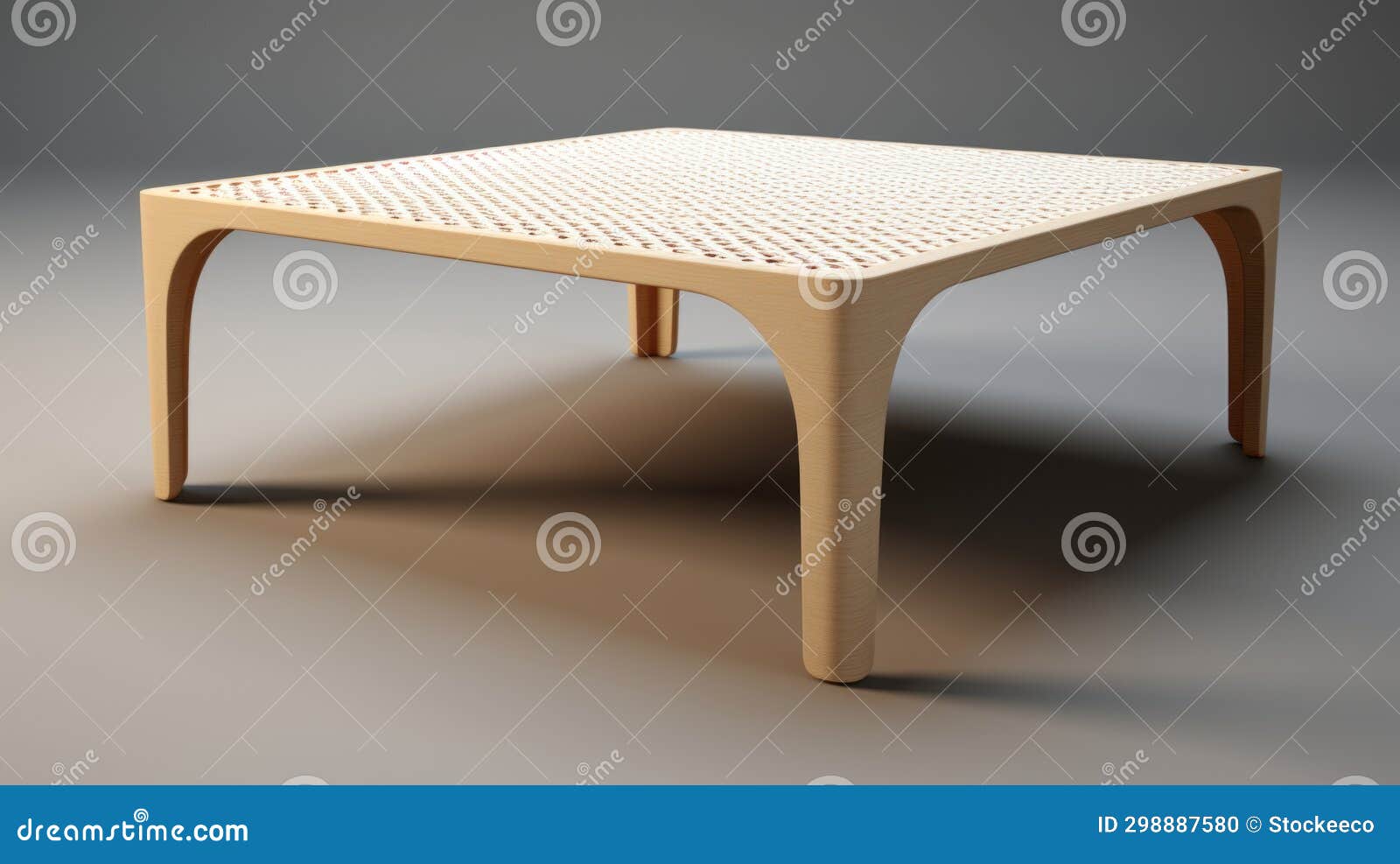 Realistic and Hyper-detailed Square Table with Intricate Texture Stock ...