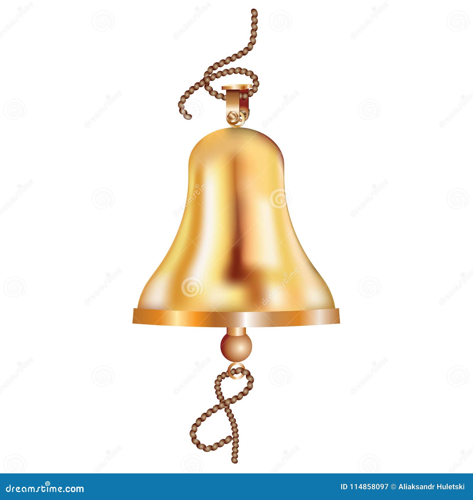 Ships_bell stock vector. Illustration of sailing, naval - 114858097